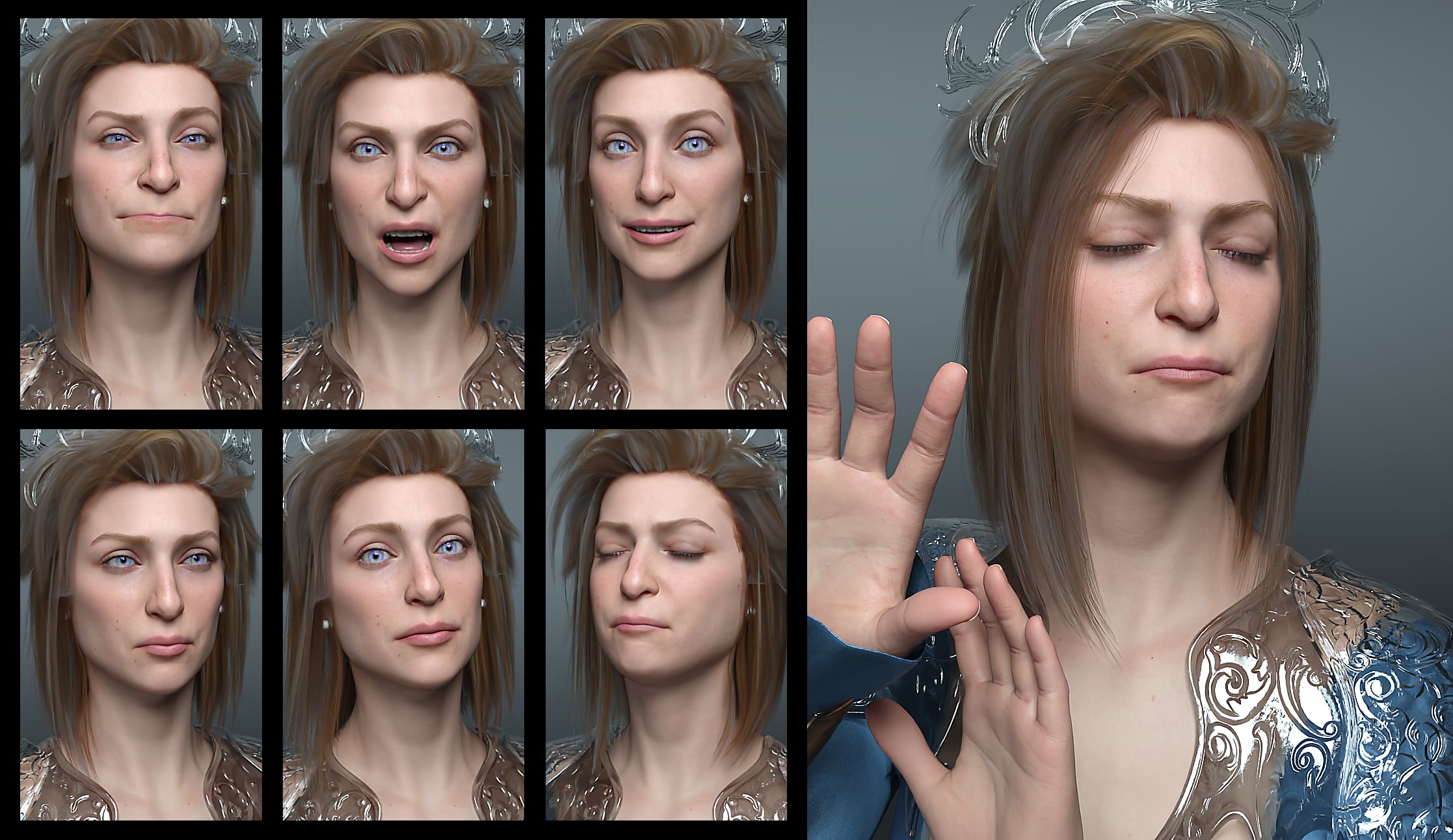 The Expression Collection for Snow Queen 9 | Daz 3D