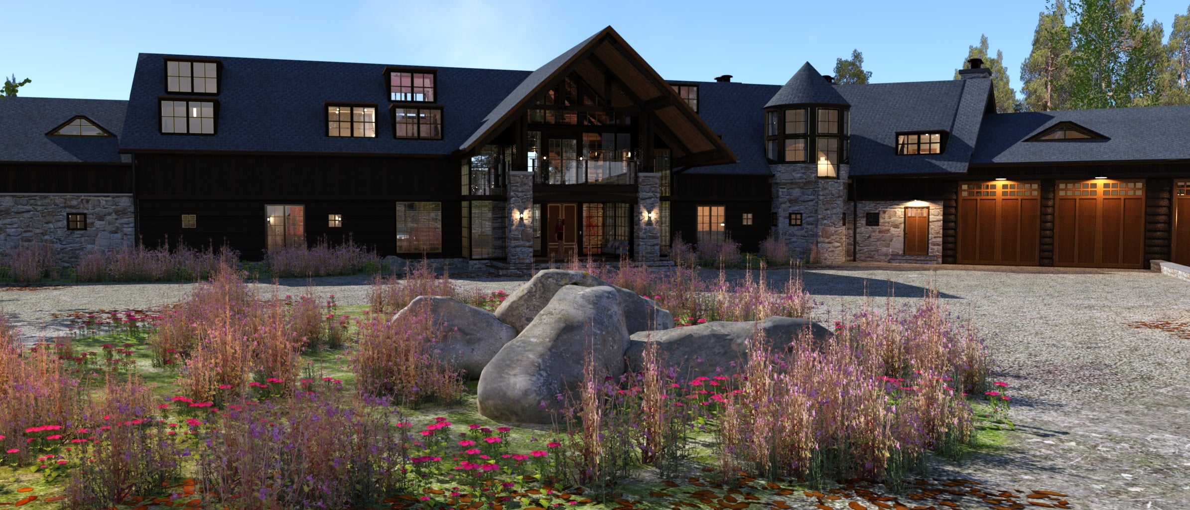 PW Lake Mansion | Daz 3D