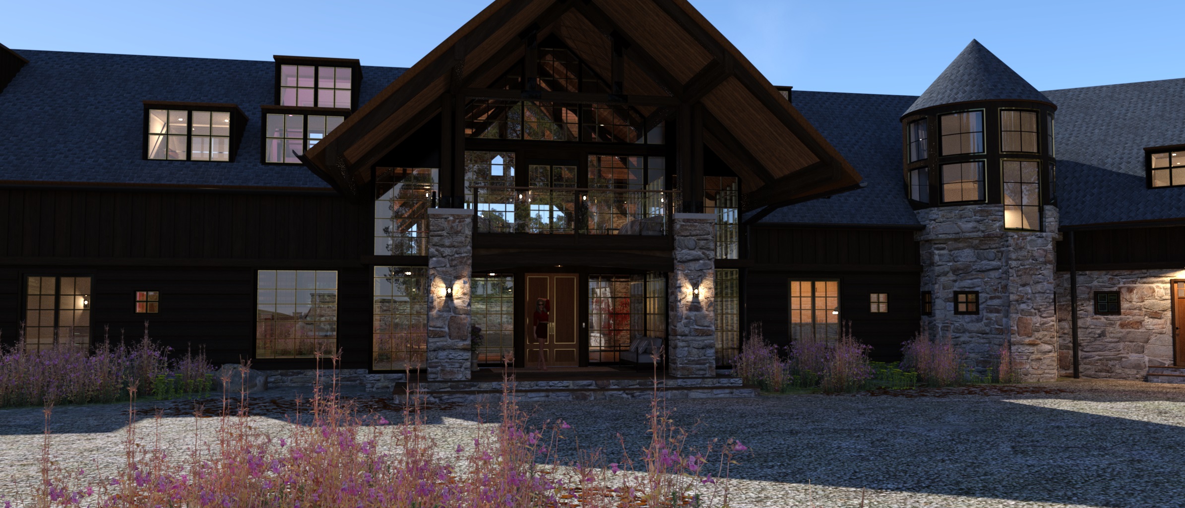 PW Lake Mansion | Daz 3D