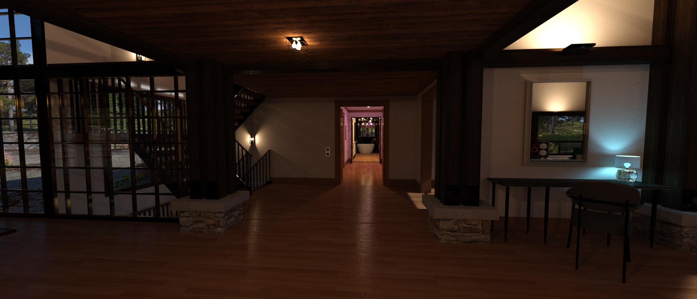 PW Lake Mansion | Daz 3D