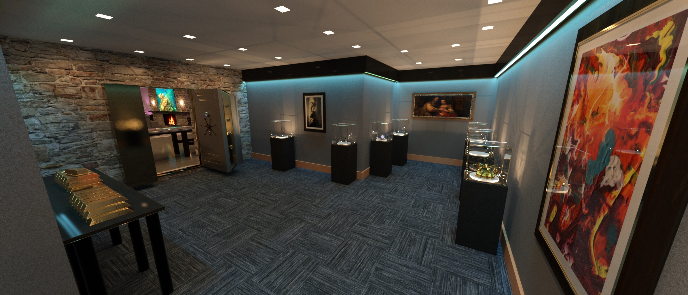 PW Lake Mansion | Daz 3D