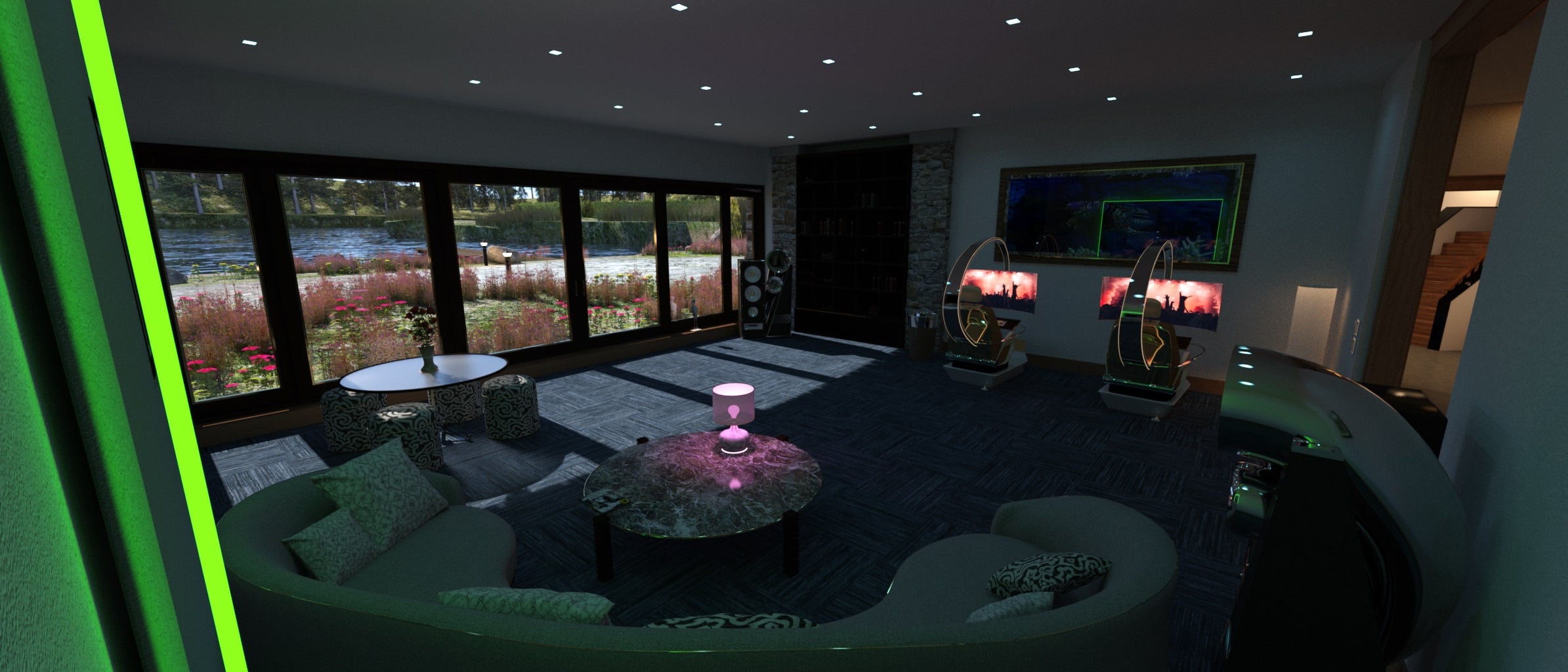 PW Lake Mansion | Daz 3D