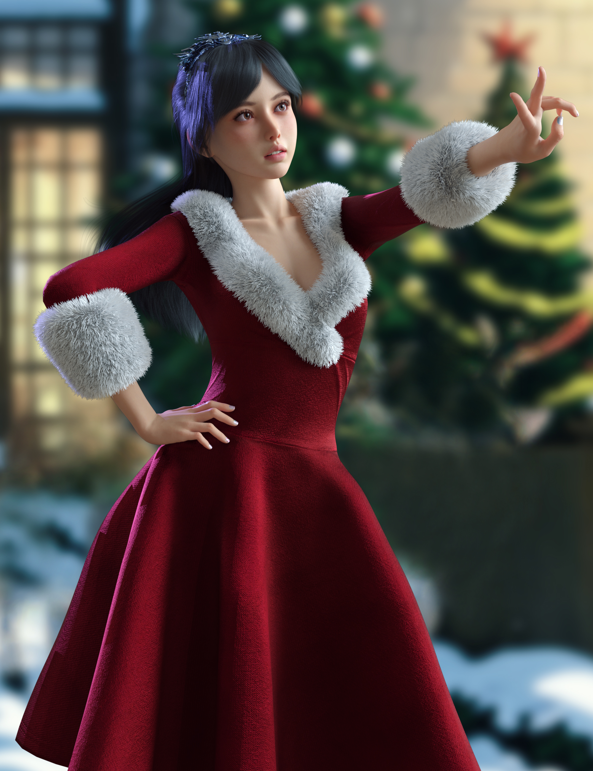 Vo Xiao Hua HD Character, Hair, and Armour for Genesis 9 Bundle | Daz 3D