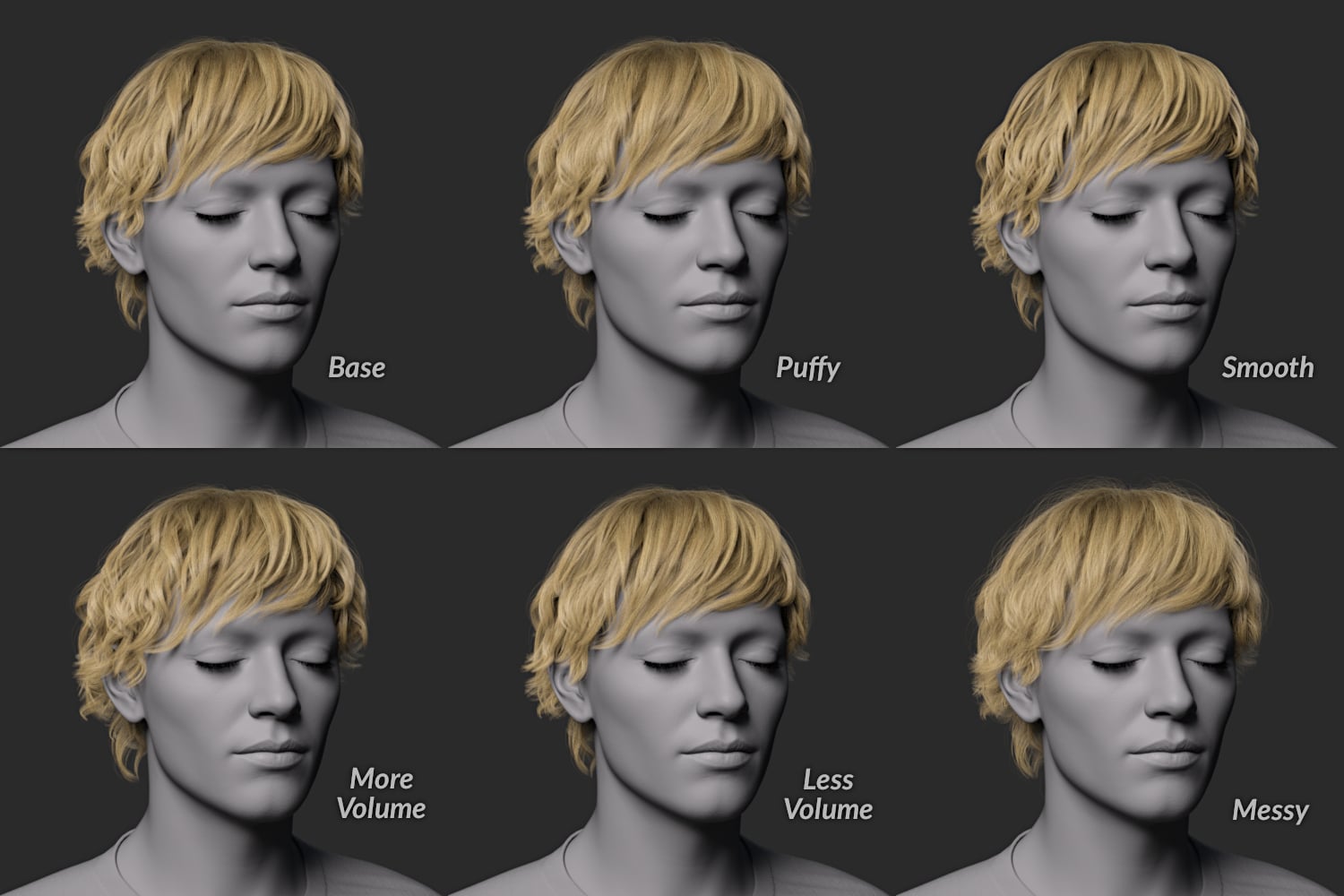 Dannie Hair for Genesis 9 | Daz 3D