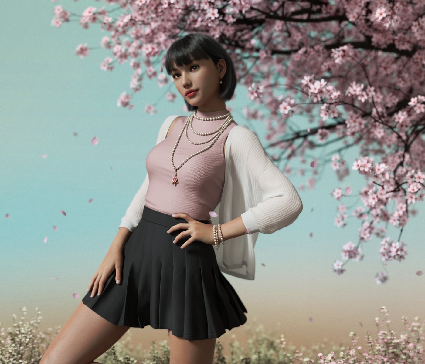 FK dForce Omni Necklaces for Genesis 8, 8.1 and 9 | Daz 3D