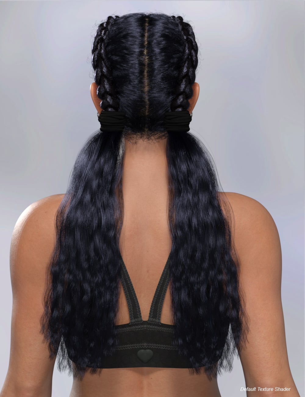 MRL Dutch Braided Ponytails with Bonus Presets for Genesis 9 | Daz 3D