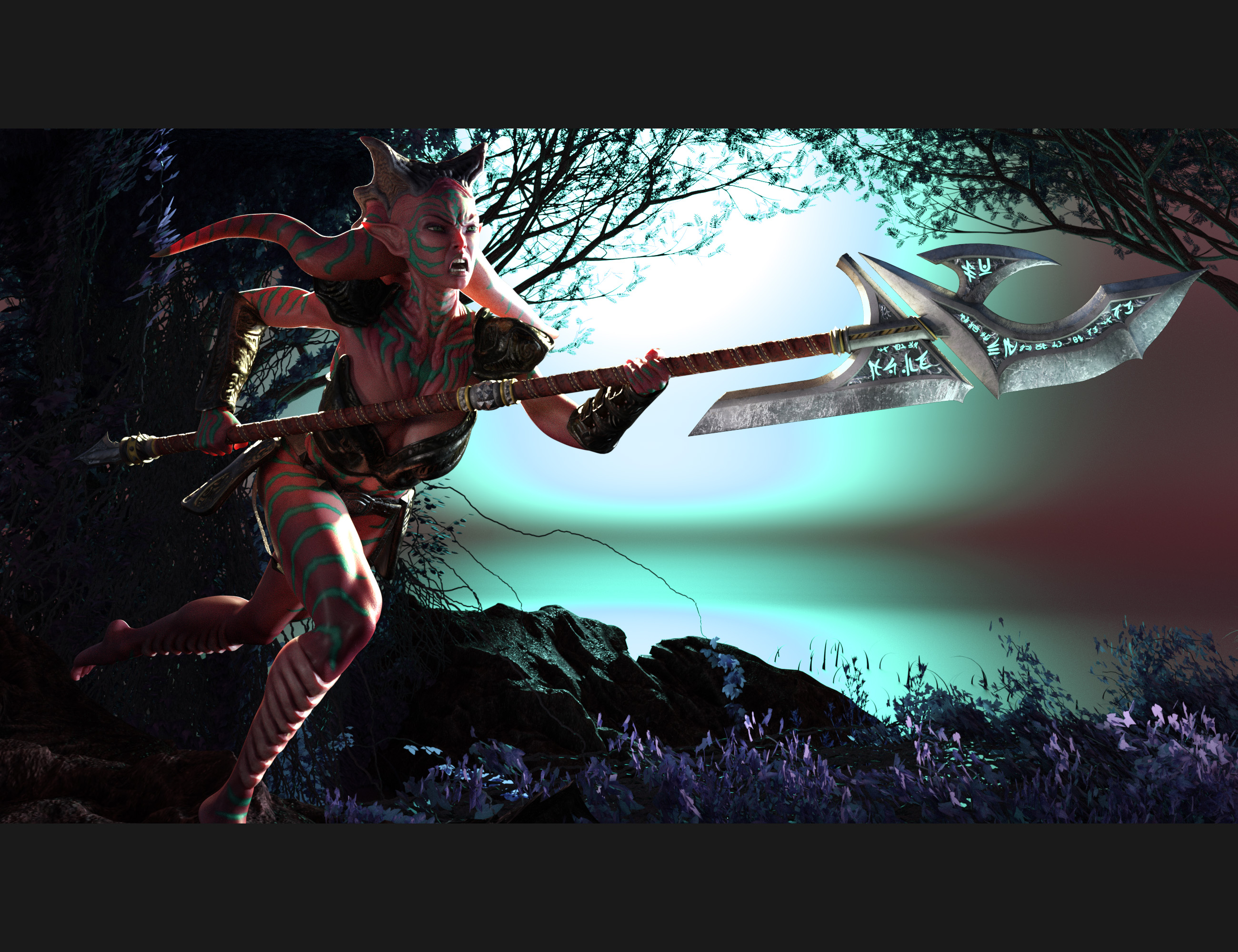 Alien Melee Weapons | Daz 3D