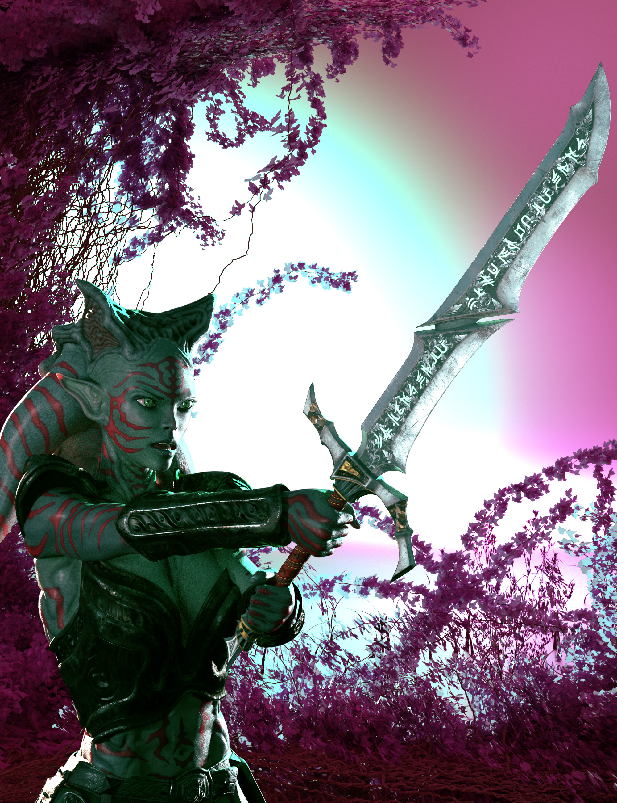 Alien Melee Weapons | Daz 3D