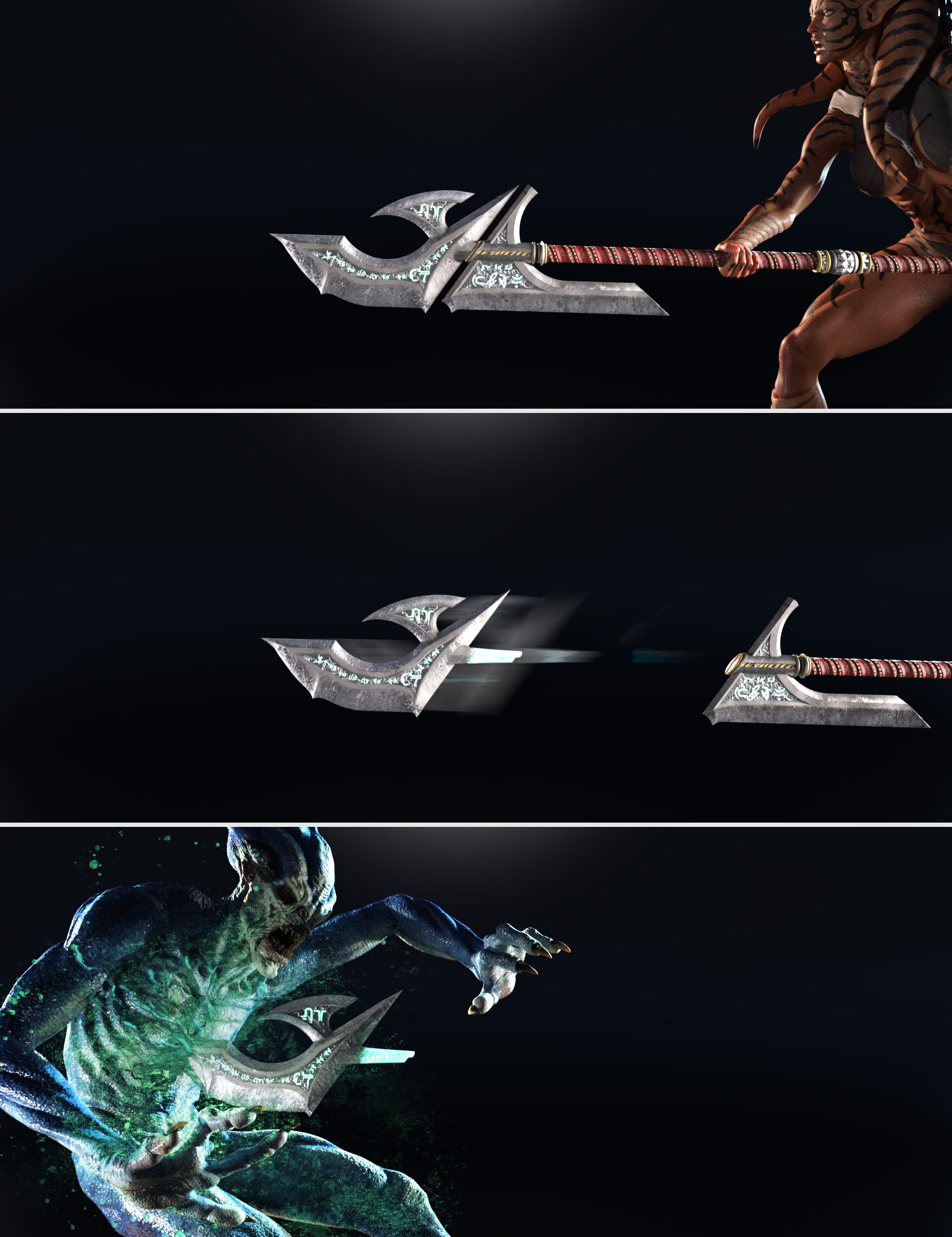 Alien Melee Weapons | Daz 3D