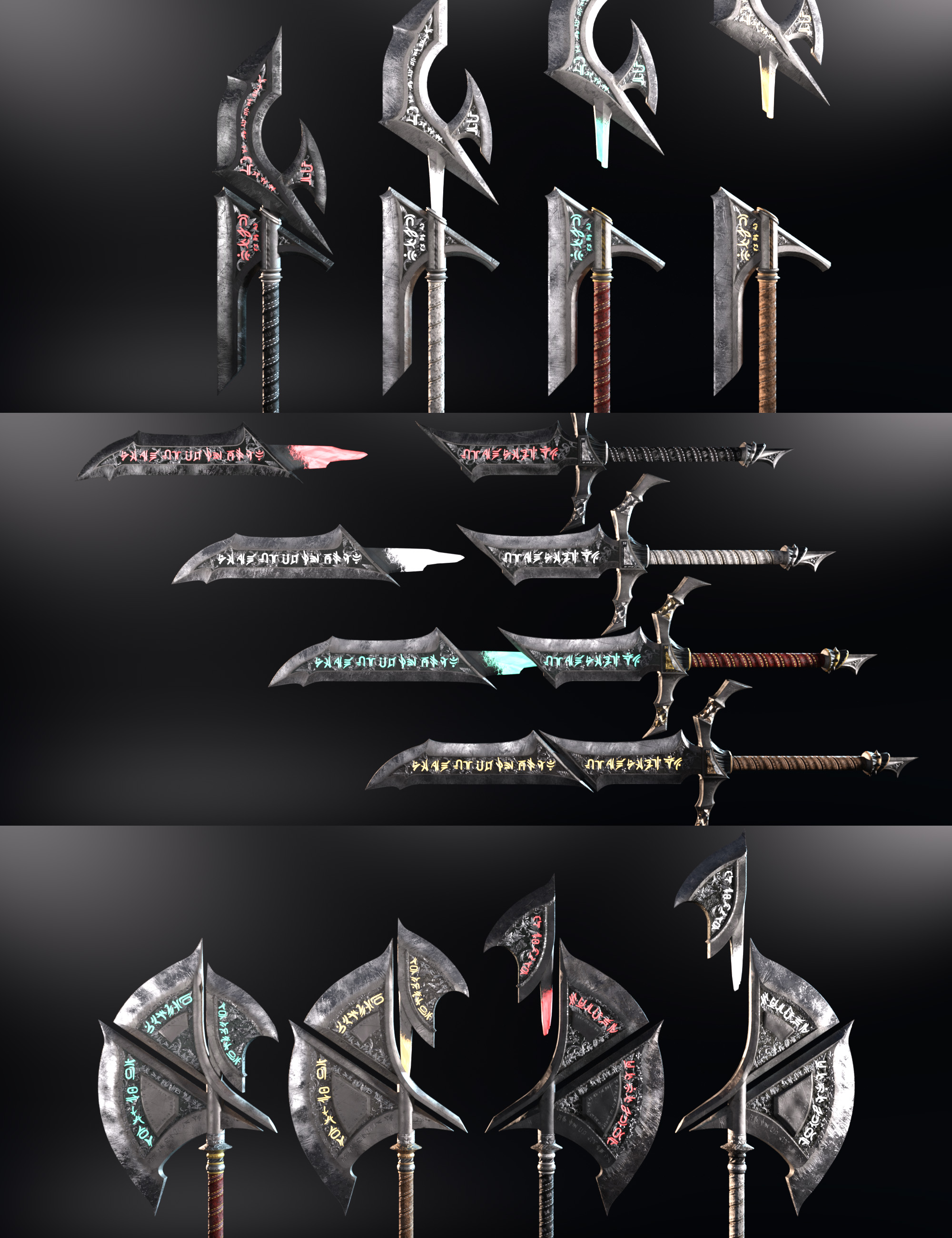 Alien Melee Weapons | Daz 3D