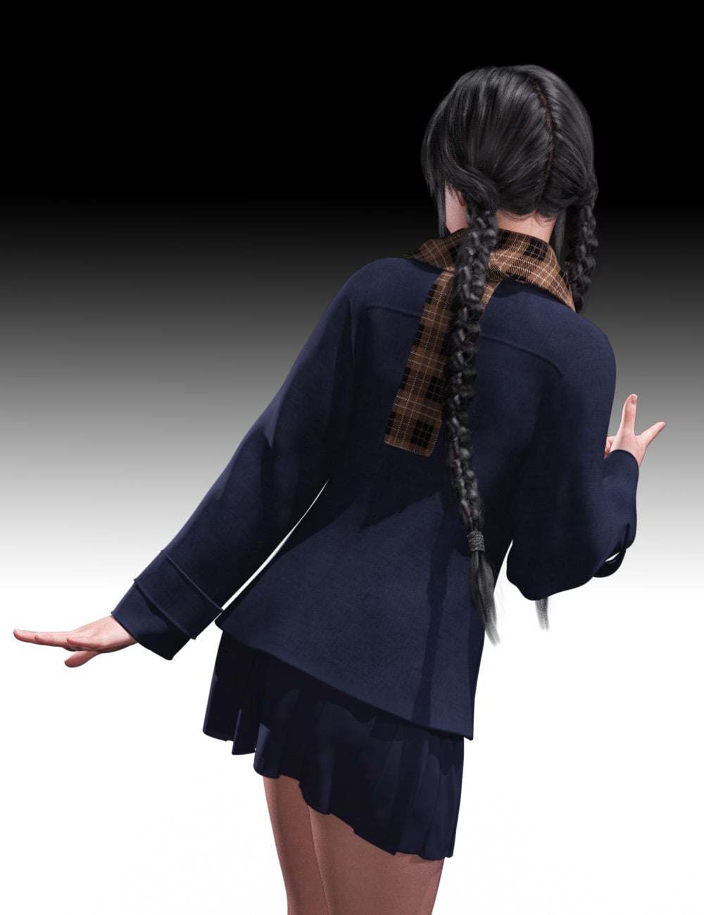 dForce Winter Coat Outfit for Genesis 9 | Daz 3D
