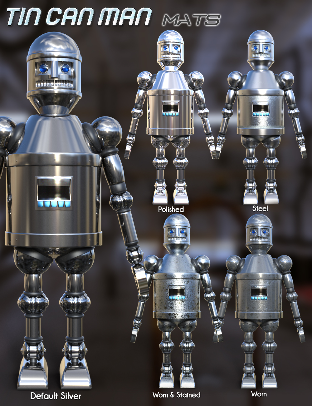 Tin Can Man | Daz 3D