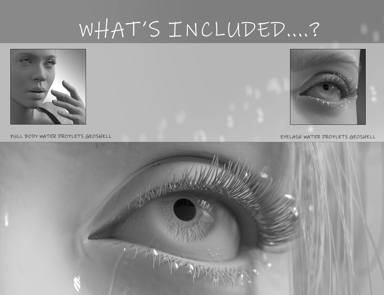 Drip Drop Geoshells for Genesis 9 Merchant Resource | Daz 3D