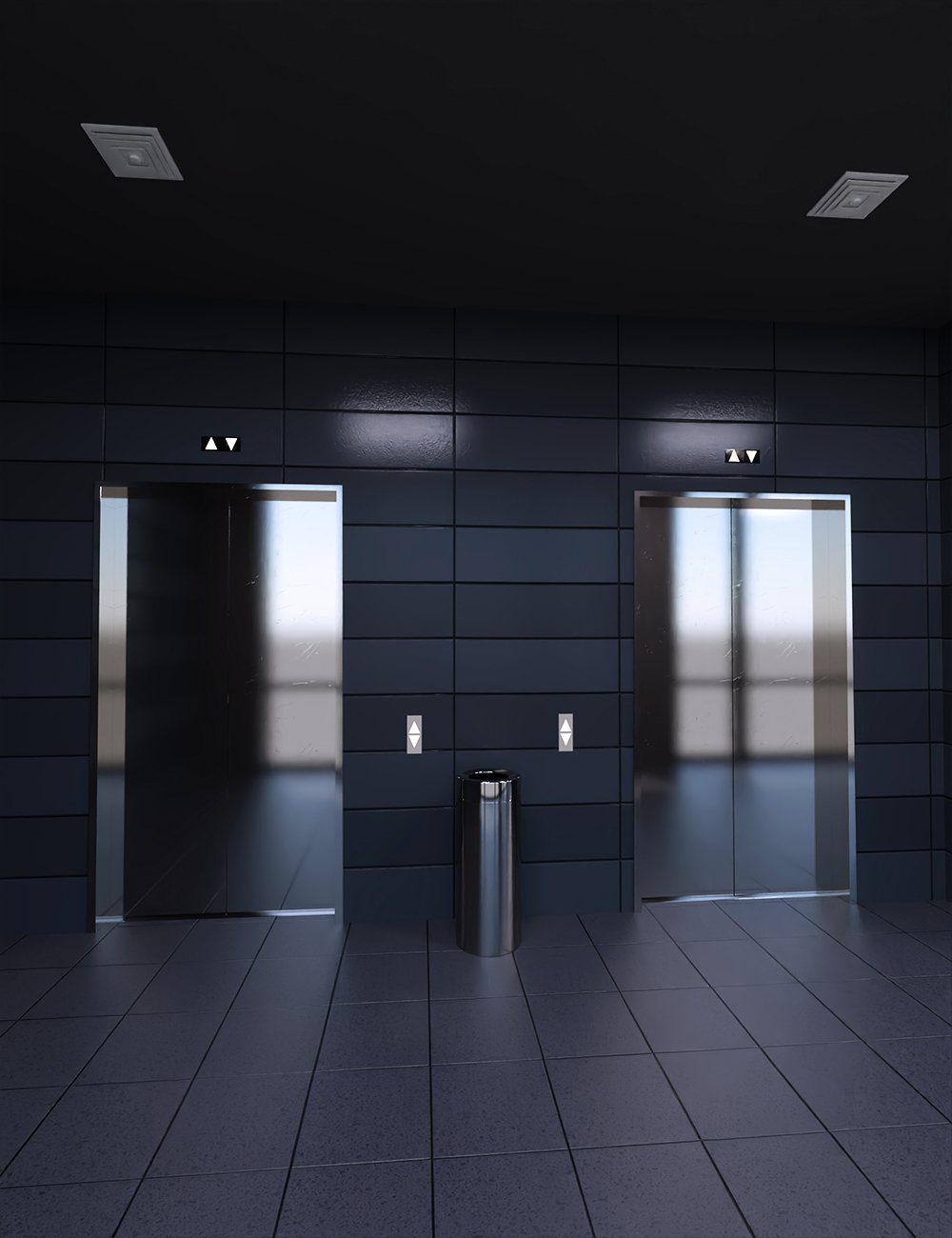 FH Double Elevators | Daz 3D