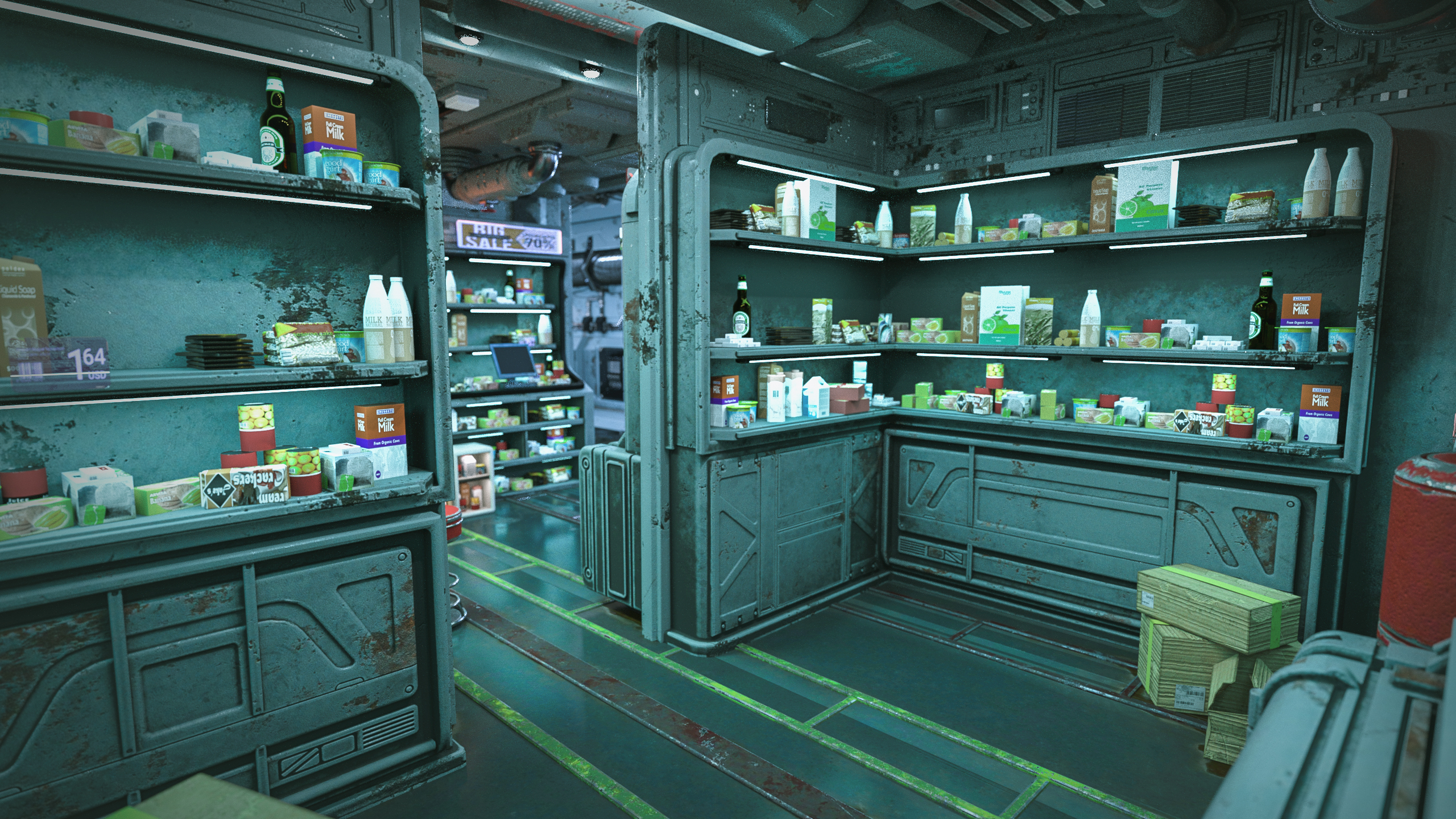 Futuristic Street Store | Daz 3D