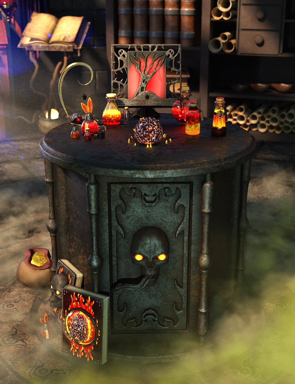Haunted Hocus Pocus Props | Daz 3D