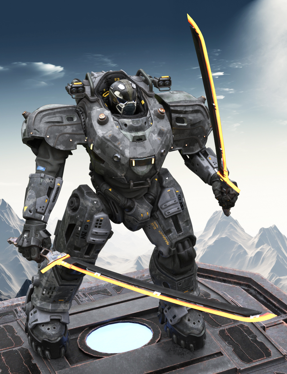 Dragonhide PCS for Genesis 9 Delta Loadout | Daz 3D