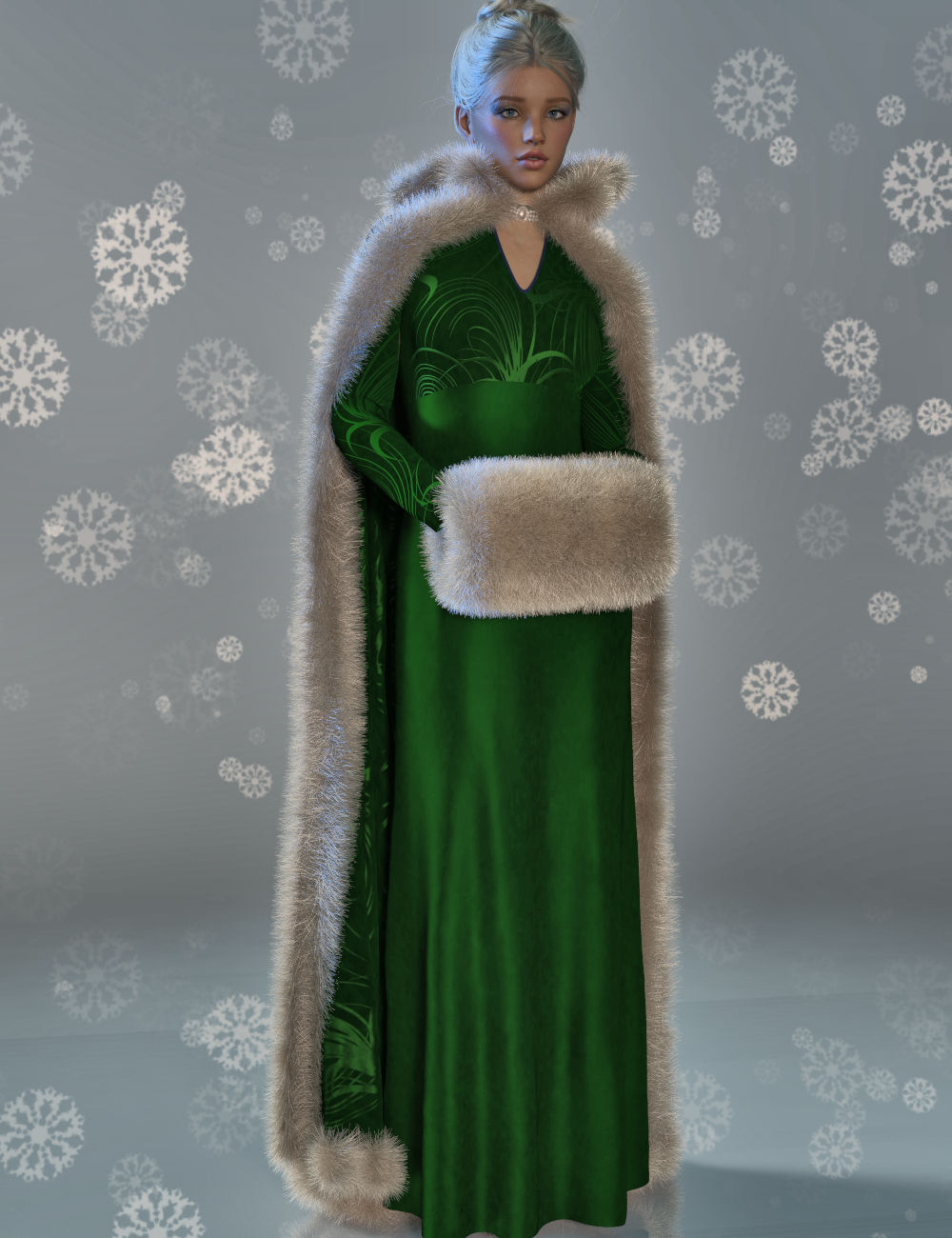 dForce Wintertide II for Genesis 9 | Daz 3D