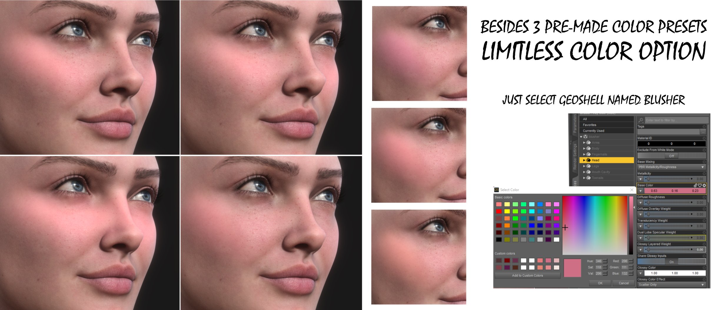 Beauty Blend - Digital Makeup | Daz 3D