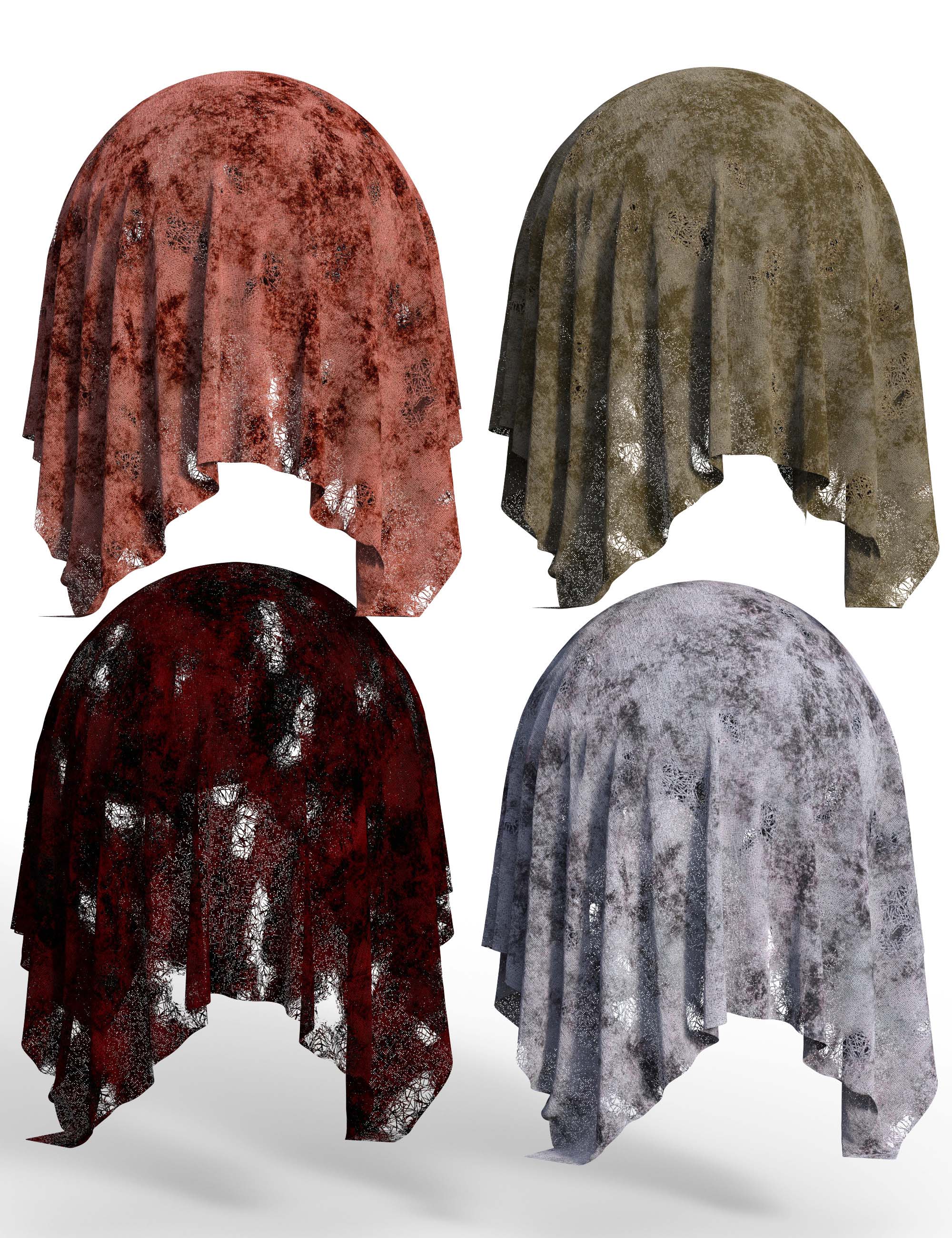Torn Fabric Iray Shaders - MR | Daz 3D