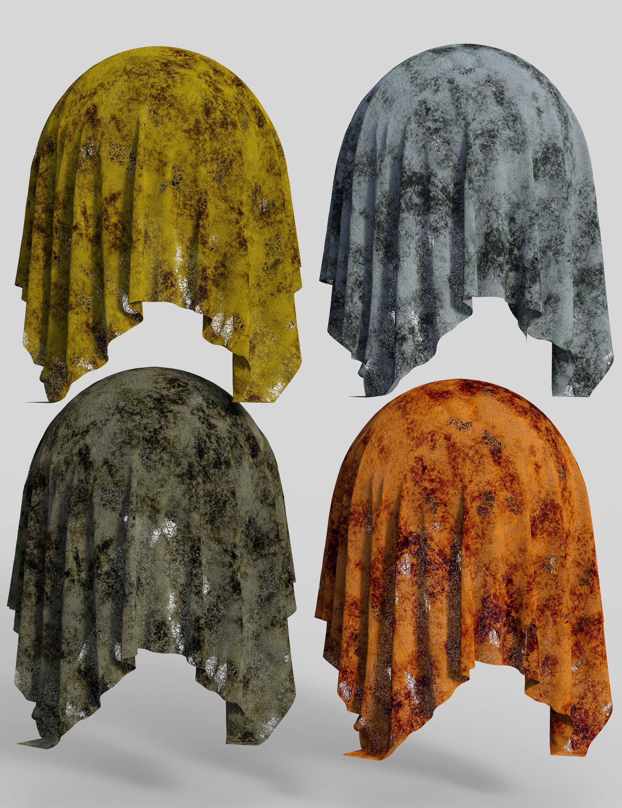 Torn Fabric Iray Shaders - MR | Daz 3D