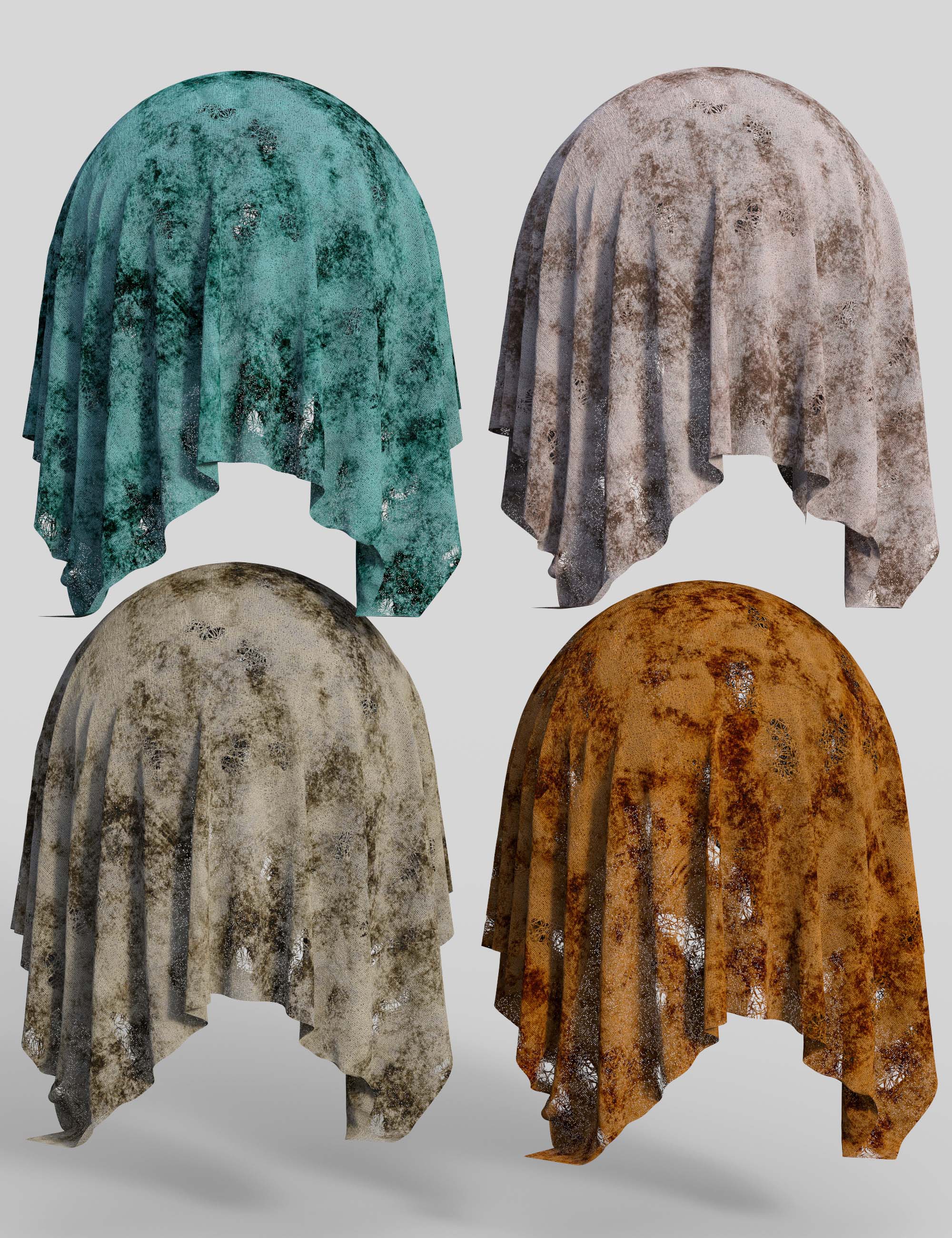 Torn Fabric Iray Shaders - MR | Daz 3D