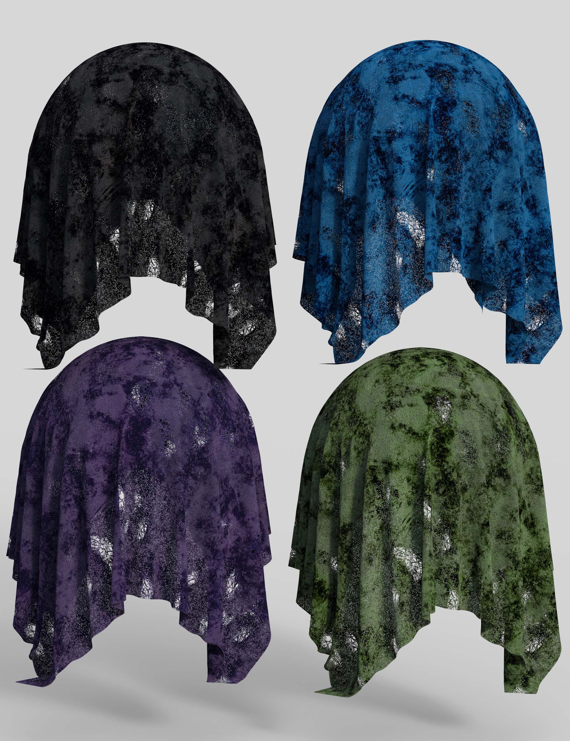 Torn Fabric Iray Shaders - MR | Daz 3D