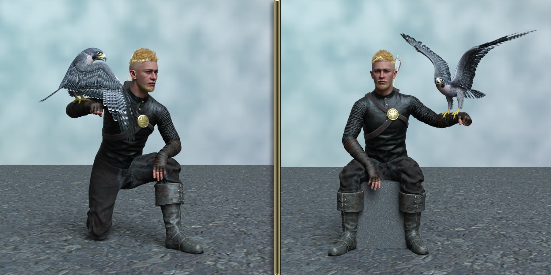 Falconry Bundle | Daz 3D