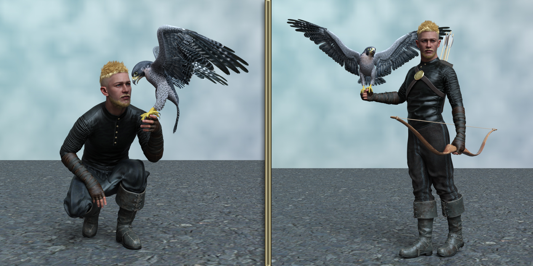 Falconry Bundle | Daz 3D