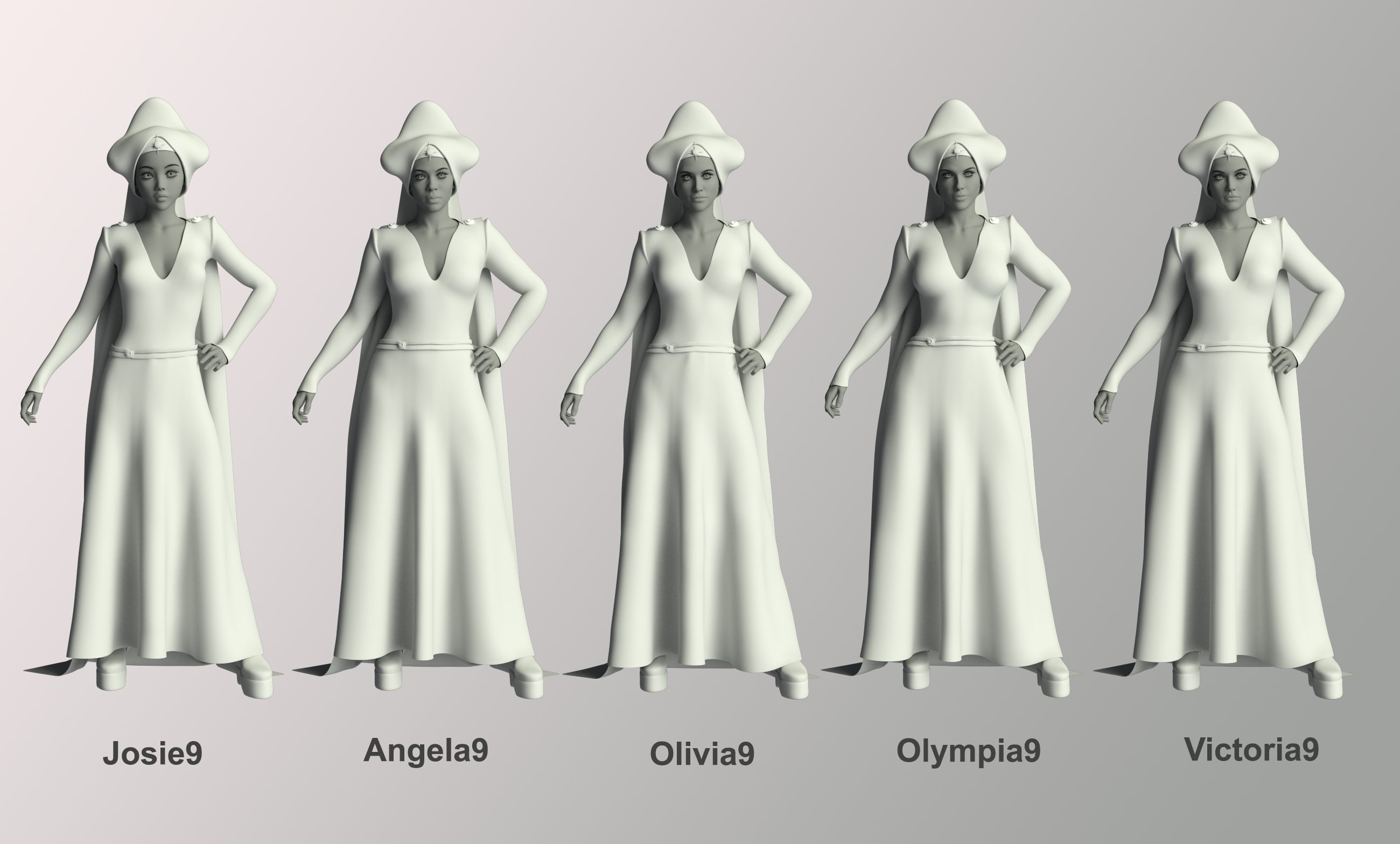 dForce Stellar Elegance Outfit for Genesis 9 | Daz 3D