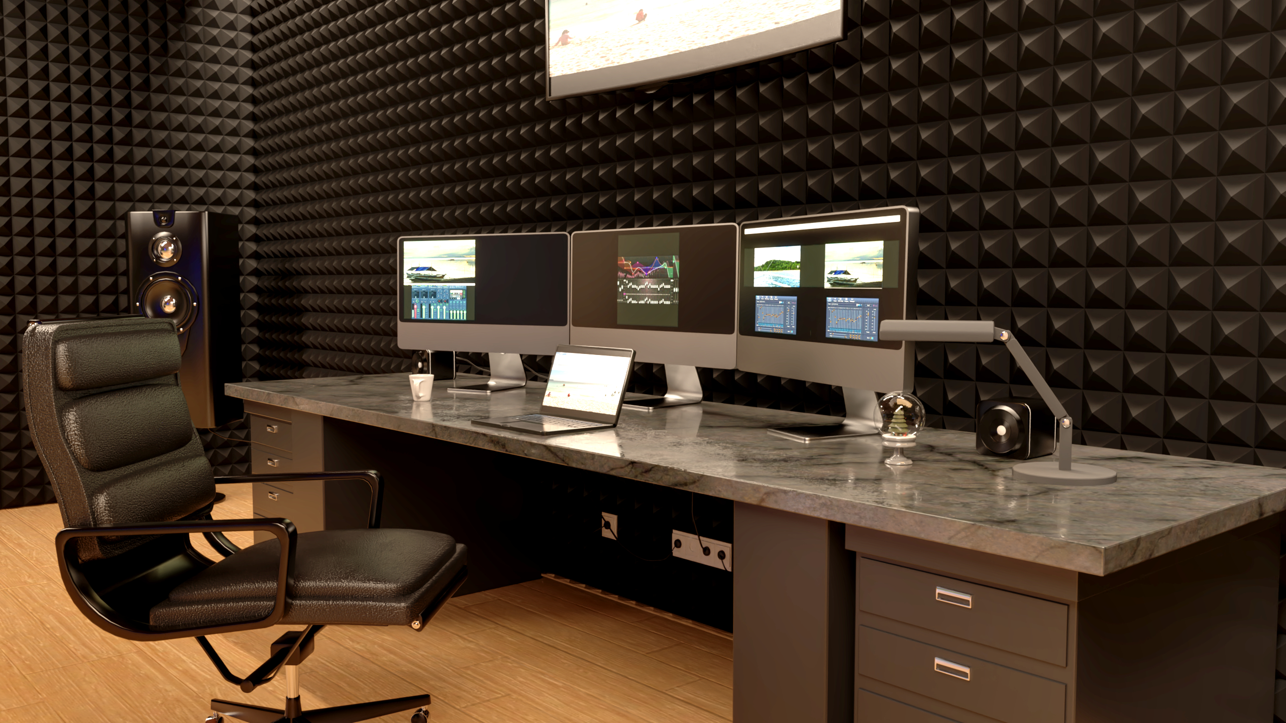 Music Tech Studio Props | Daz 3D