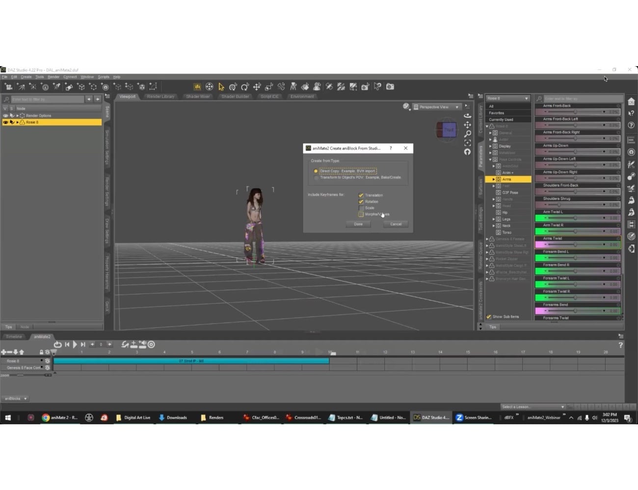 The Power of AniMate 2 : Animating with Precision in DAZ Studio | Daz 3D