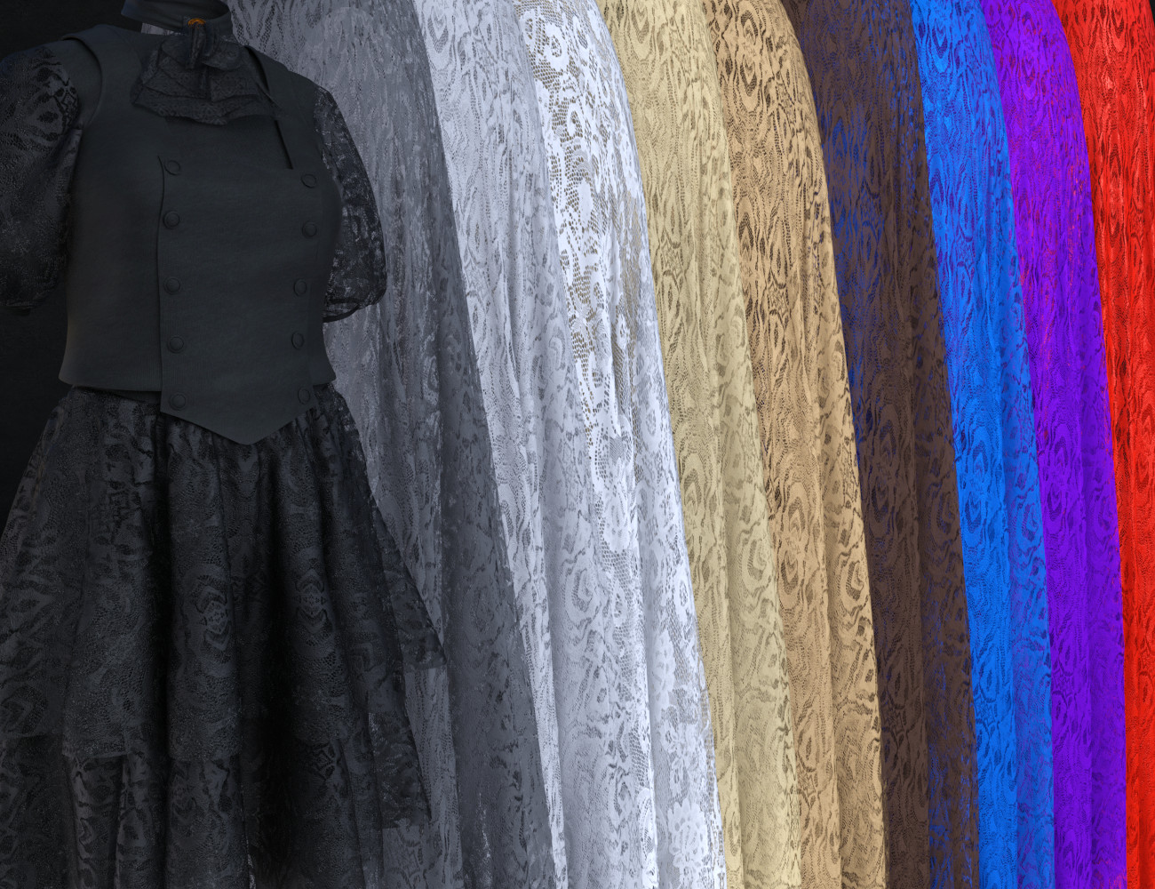 FSL Spooky Cute Realistic Clothing Shaders | Daz 3D