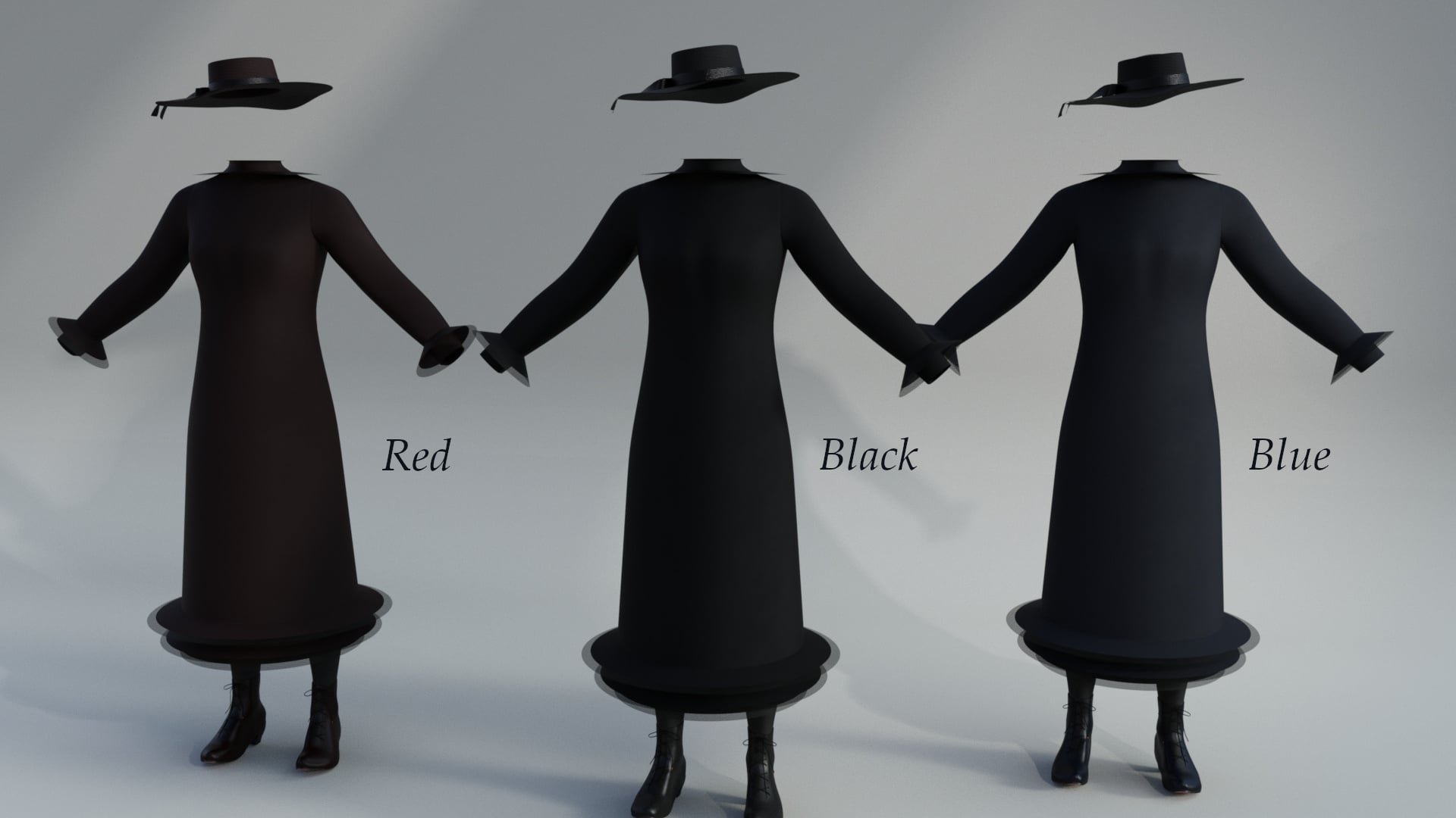 dForce Southern Gothic Dress for Genesis 9 | Daz 3D