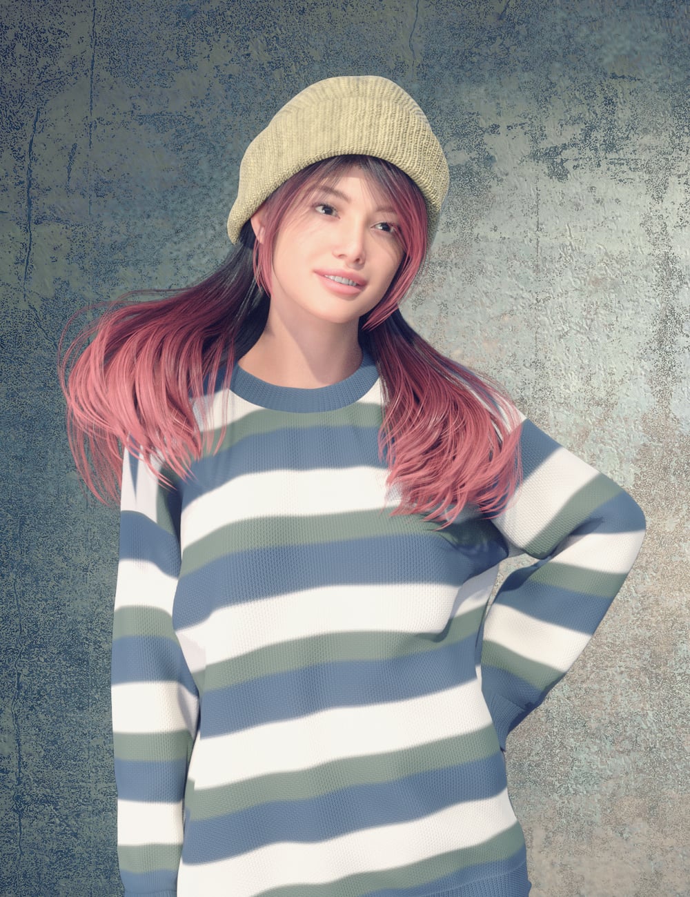JL Alice Hair for Genesis 9 Feminine | Daz 3D