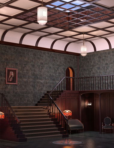 Modular Gothic Manor Rooms | Daz 3D