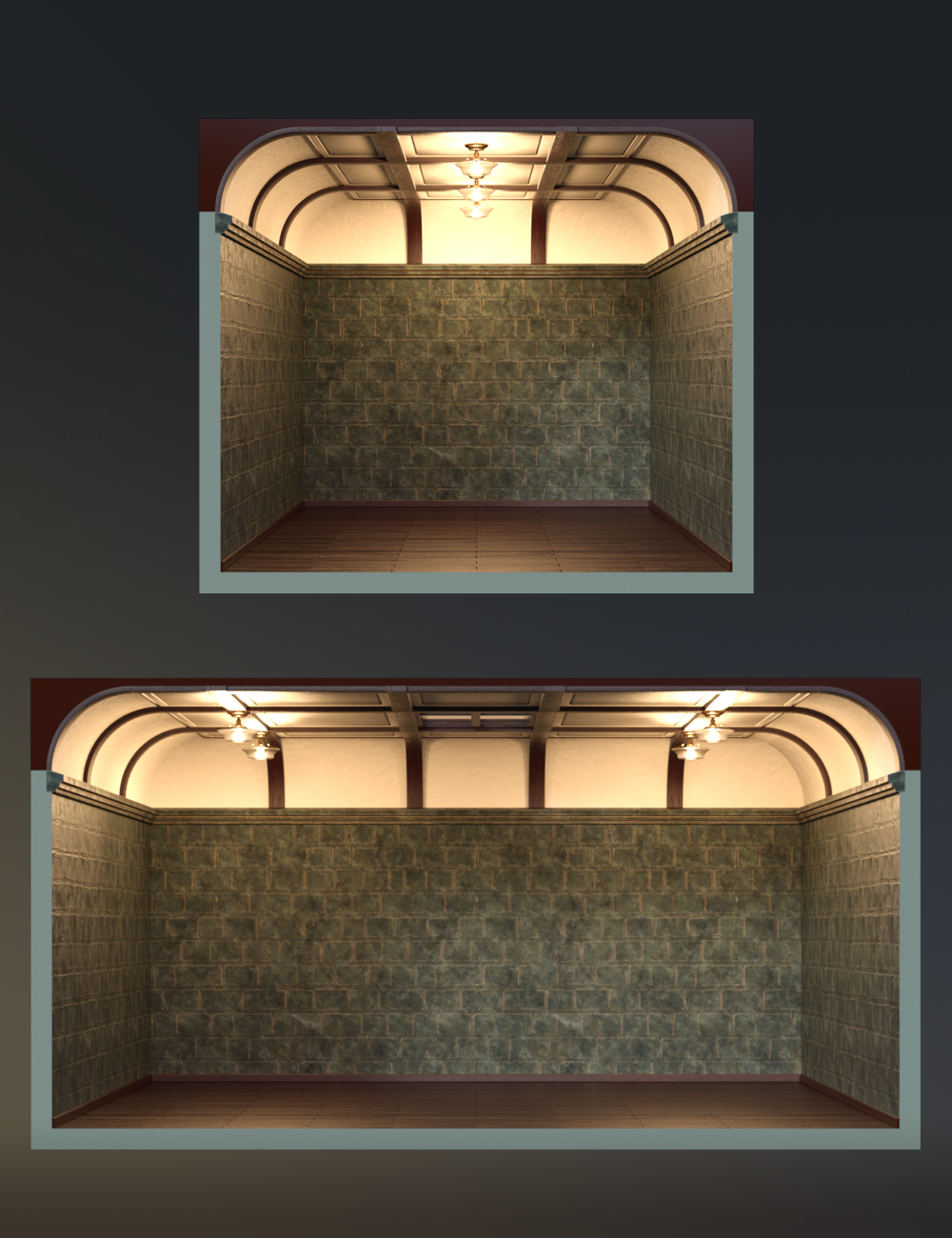 Modular Gothic Manor Rooms | Daz 3D