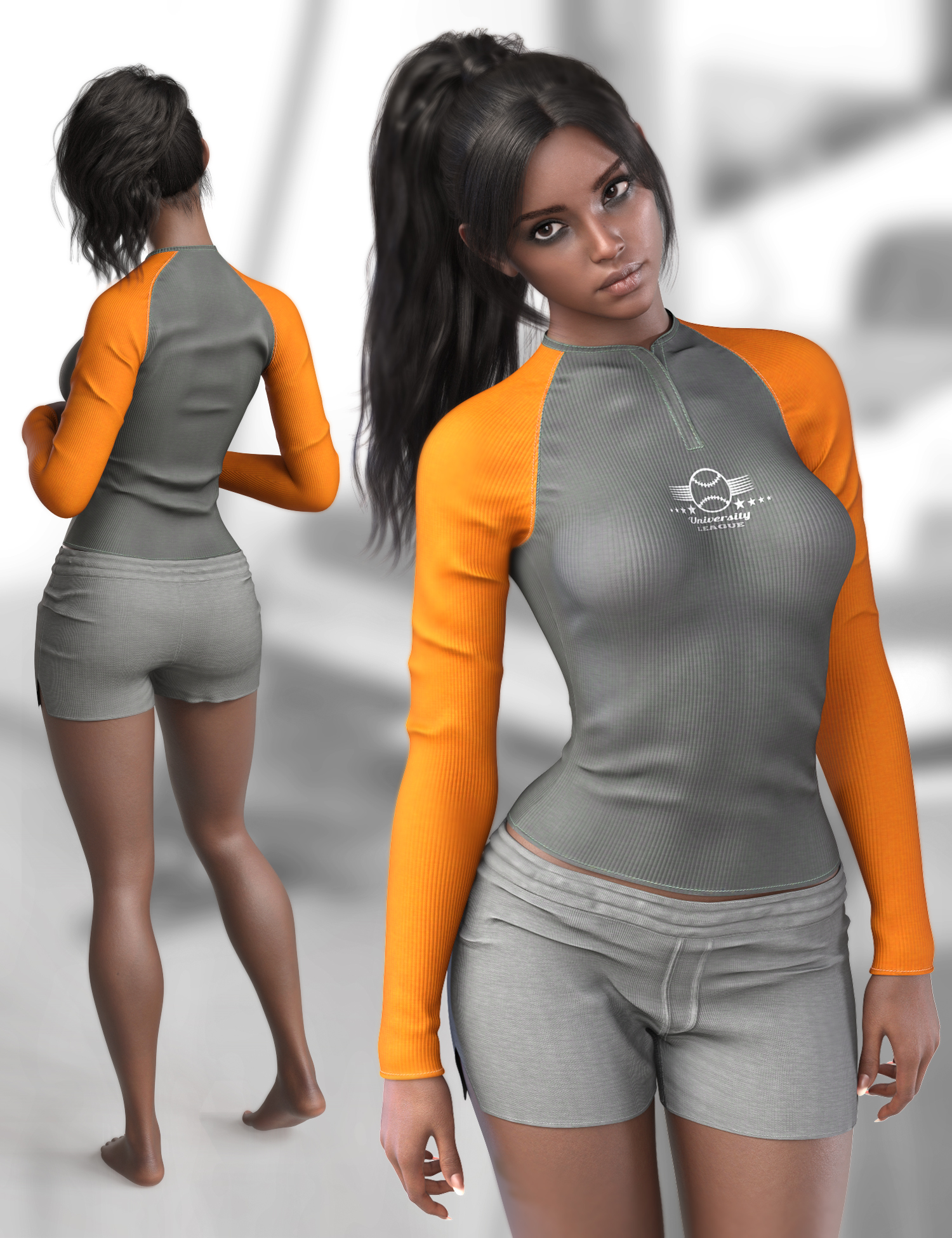 dForce Campus Casuals for Genesis 9 | Daz 3D