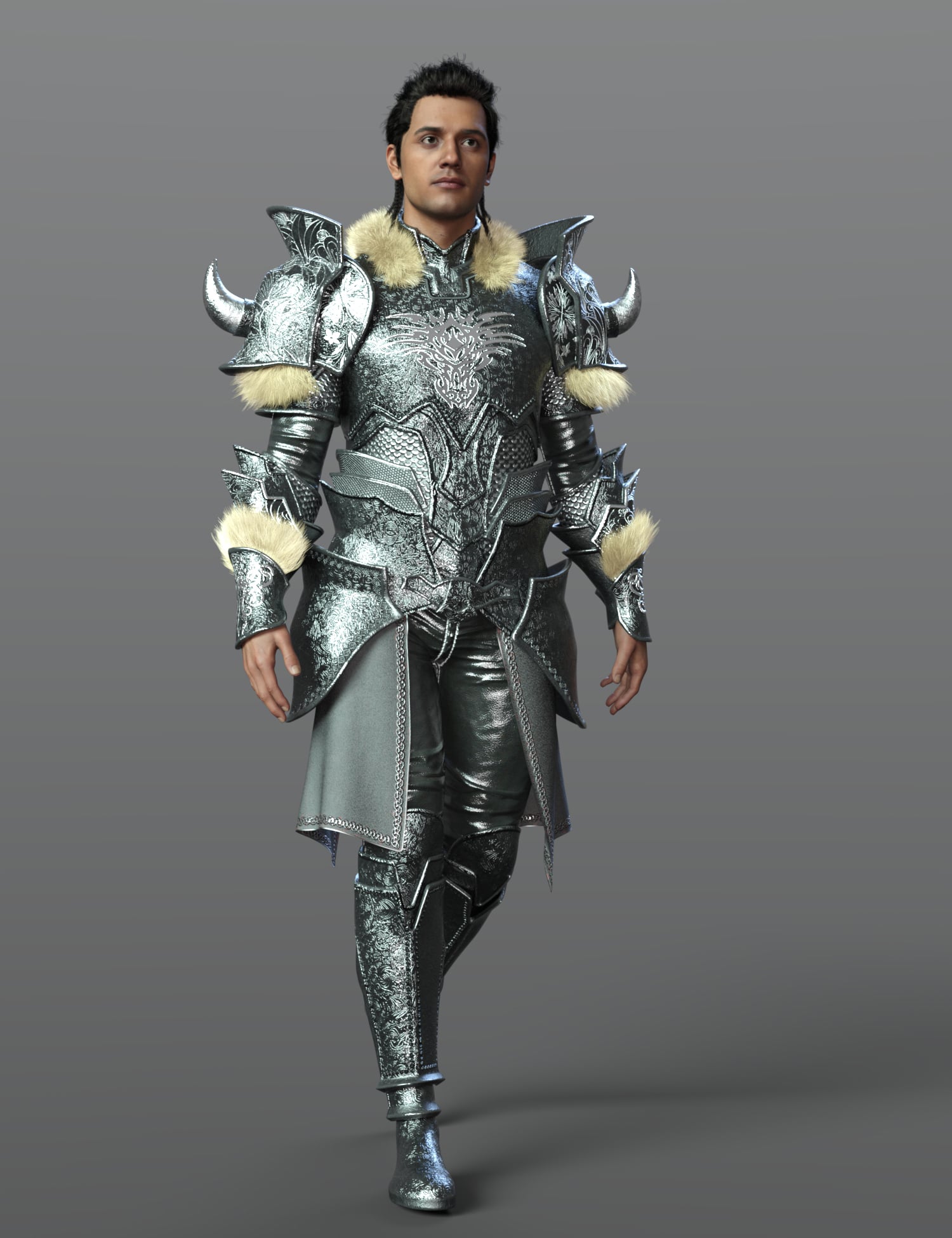 dForce SPR Handsome Armor for Genesis 9 | Daz 3D