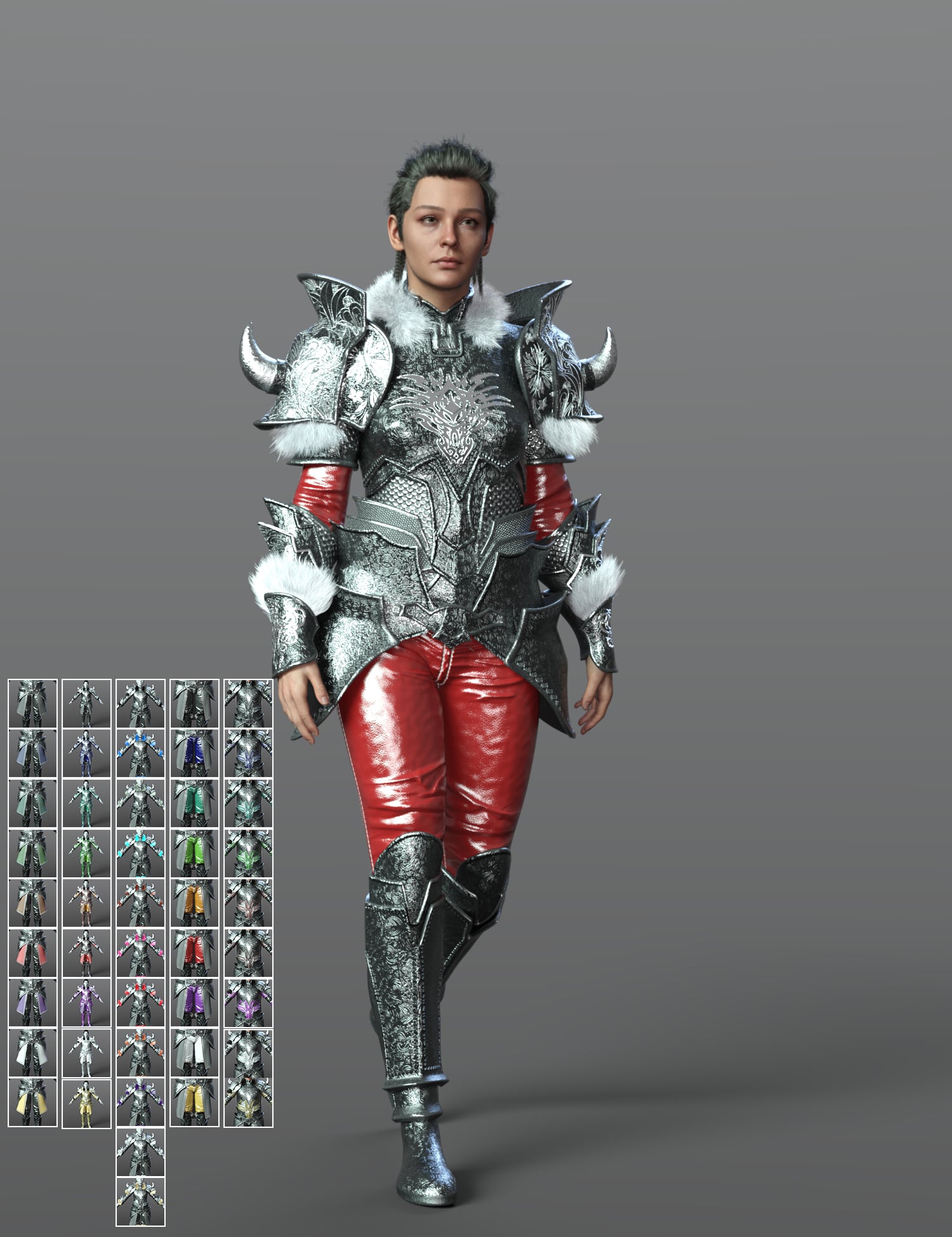 dForce SPR Handsome Armor for Genesis 9 | Daz 3D