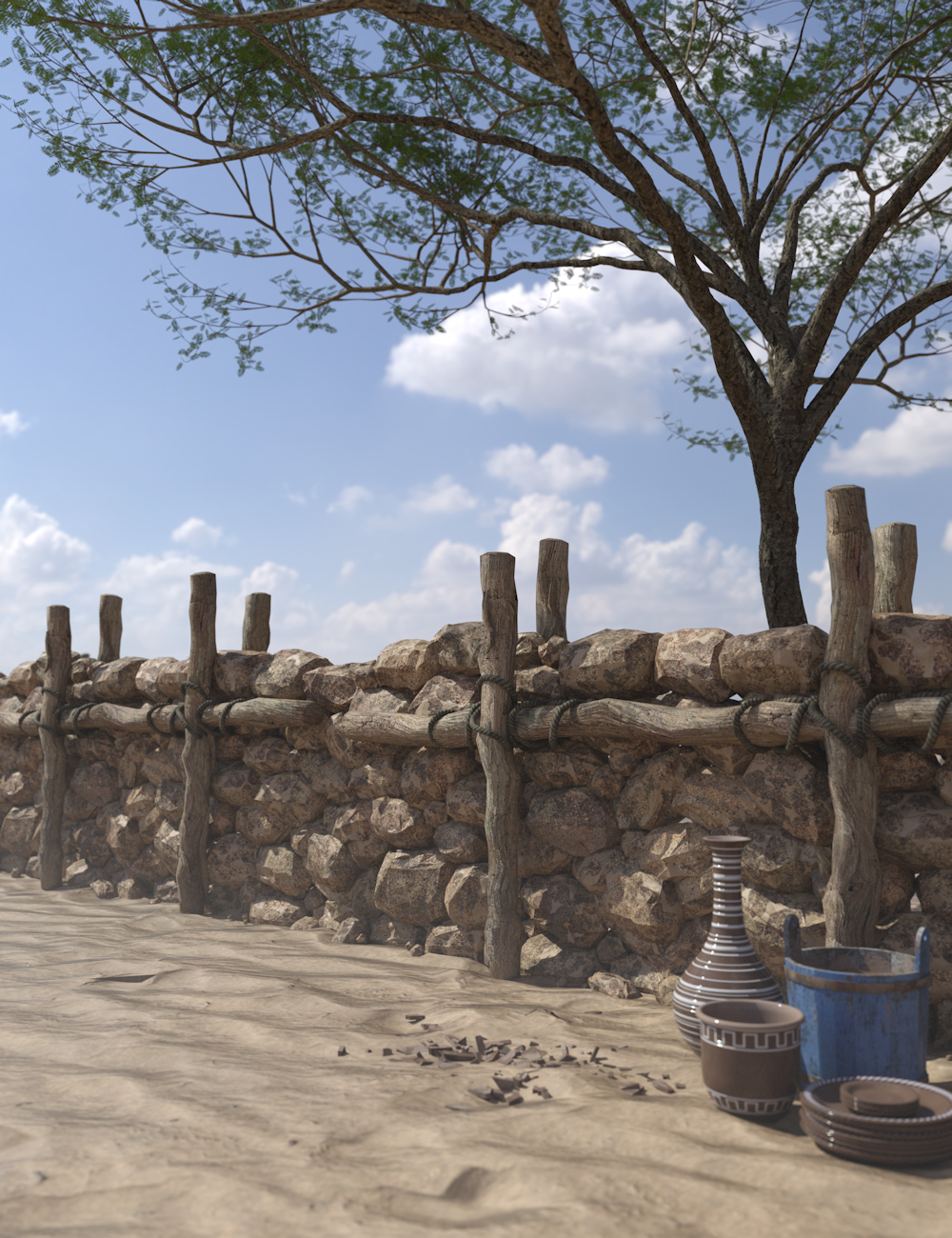 Desert Huts 2 | Daz 3D