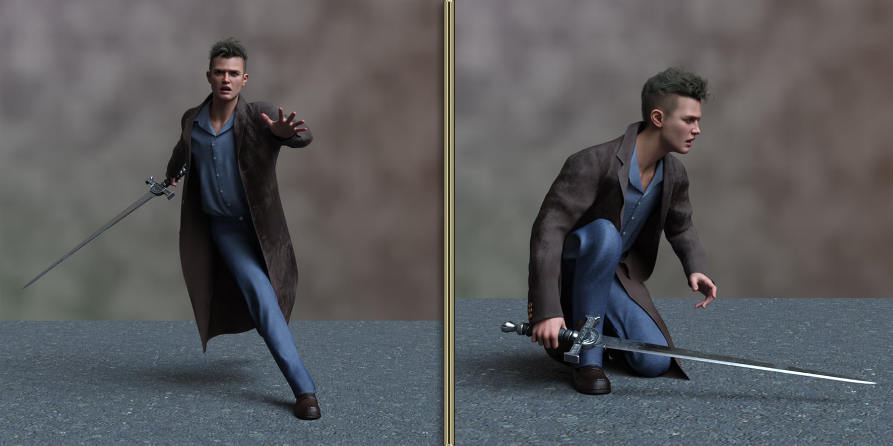 The Last One Poses for Victoria 9 Masculine | Daz 3D