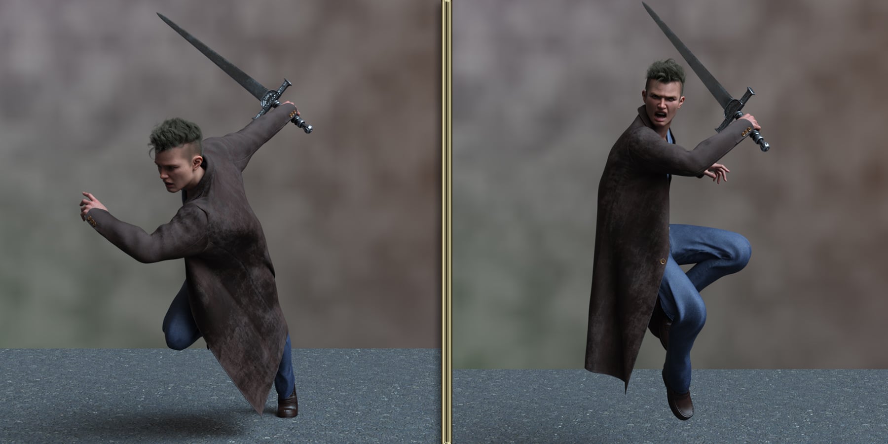 The Last One Poses for Victoria 9 Masculine | Daz 3D