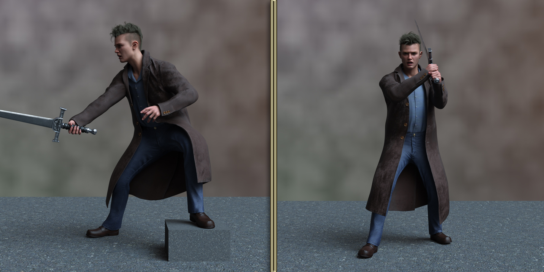 The Last One Poses for Victoria 9 Masculine | Daz 3D