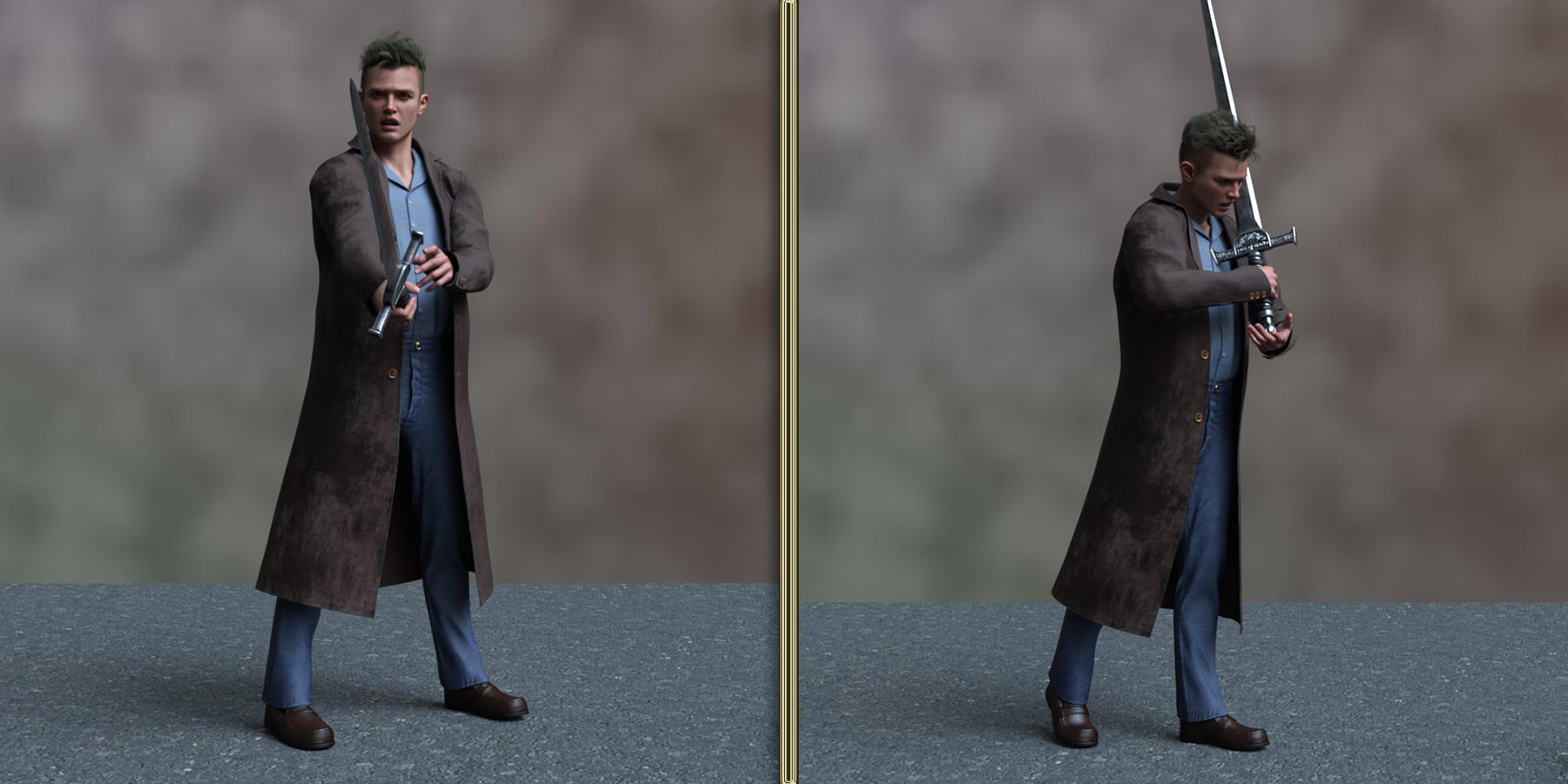 The Last One Poses for Victoria 9 Masculine | Daz 3D