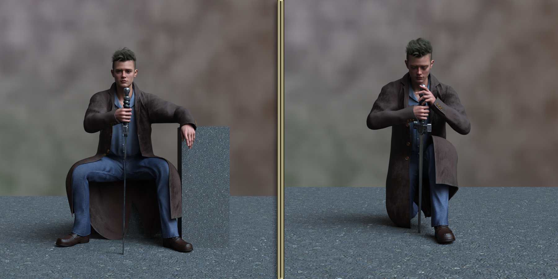 The Last One Poses for Victoria 9 Masculine | Daz 3D