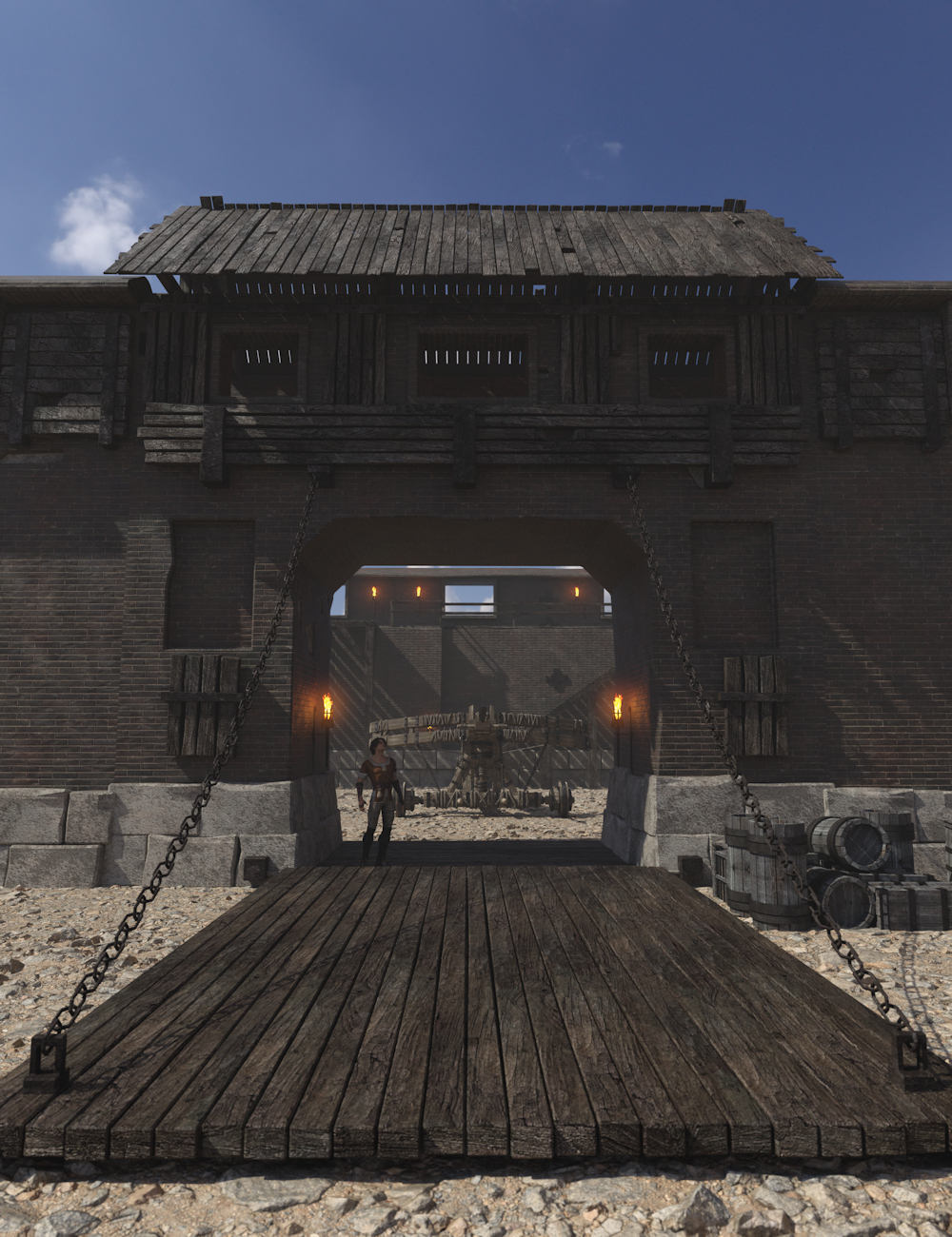 Castle Watchtowers 1 | Daz 3D