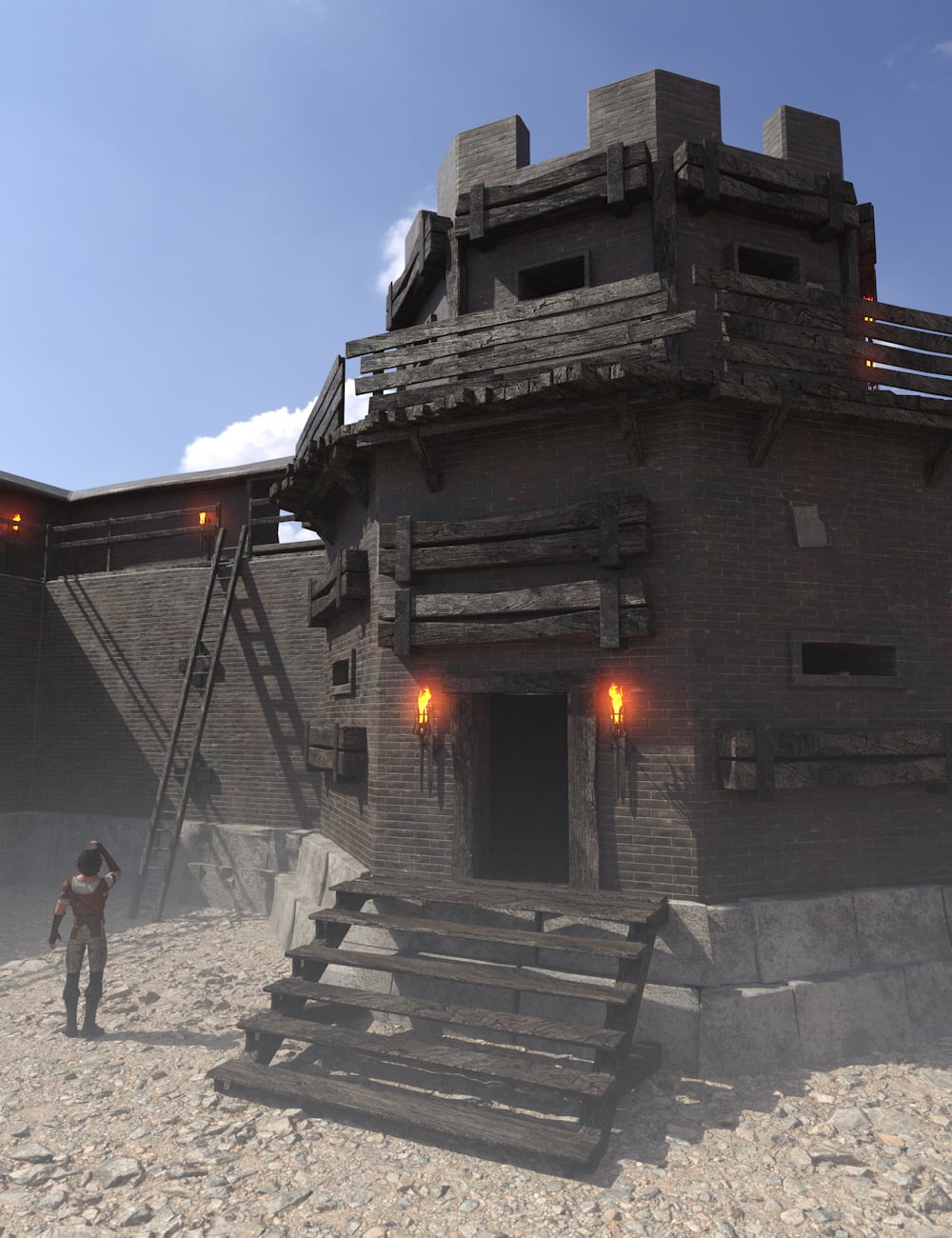 Castle Watchtowers 2 | Daz 3D