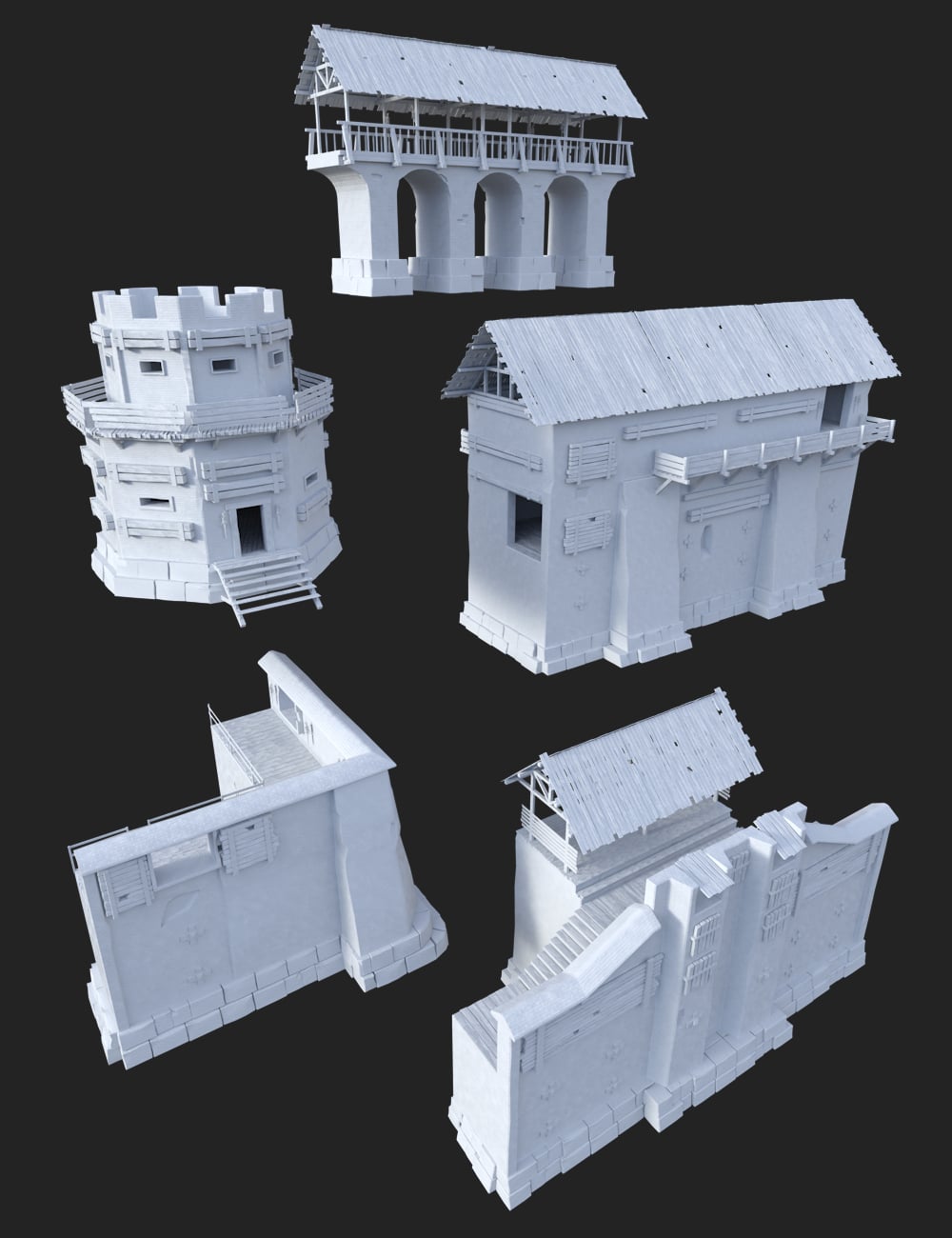 Castle Watchtowers 2 | Daz 3D