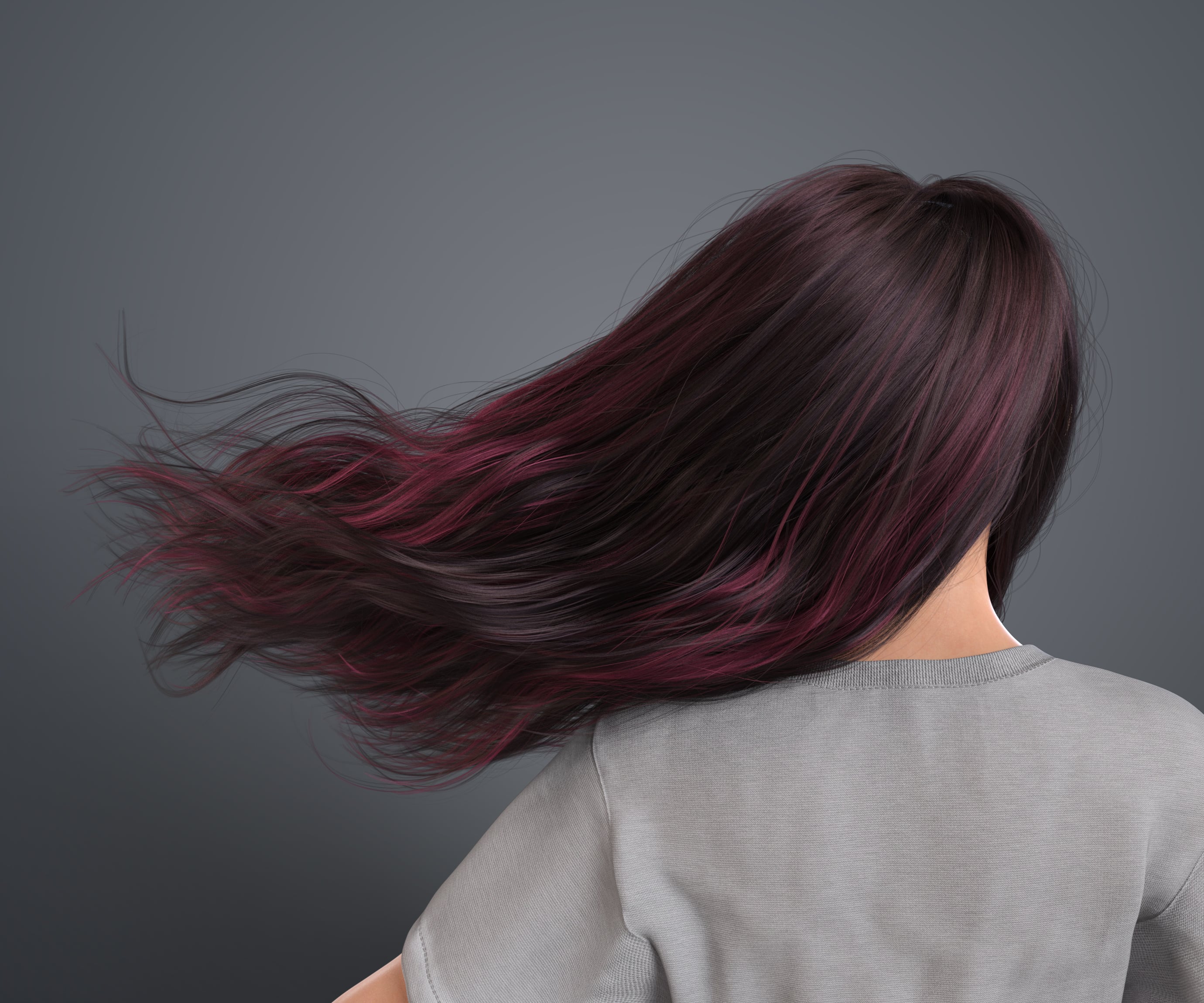 dForce XYZ Natural Beauty Hair for Genesis 9 | Daz 3D